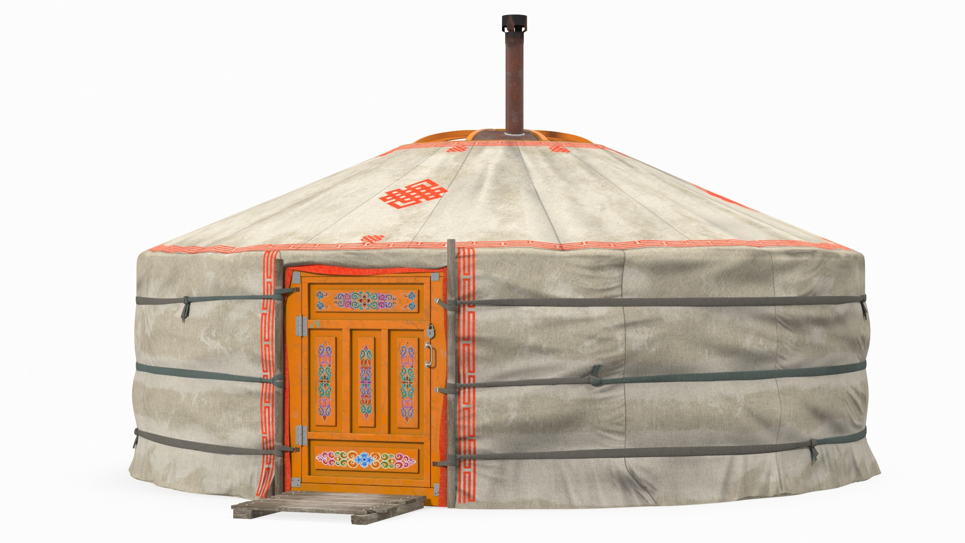 3D Yurt Mongolian Nomads - TurboSquid 1443458
