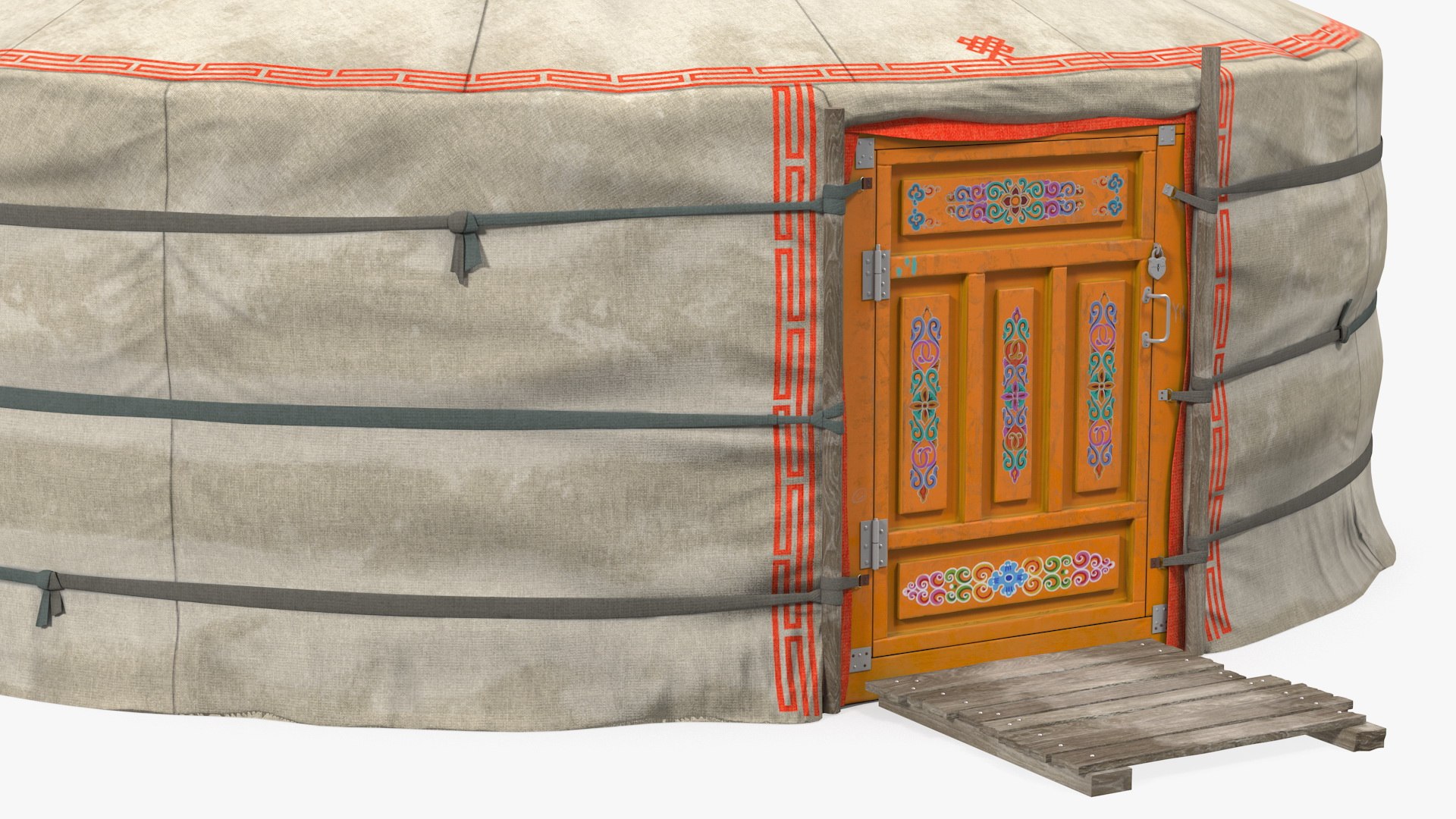 3D Yurt Mongolian Nomads - TurboSquid 1443458