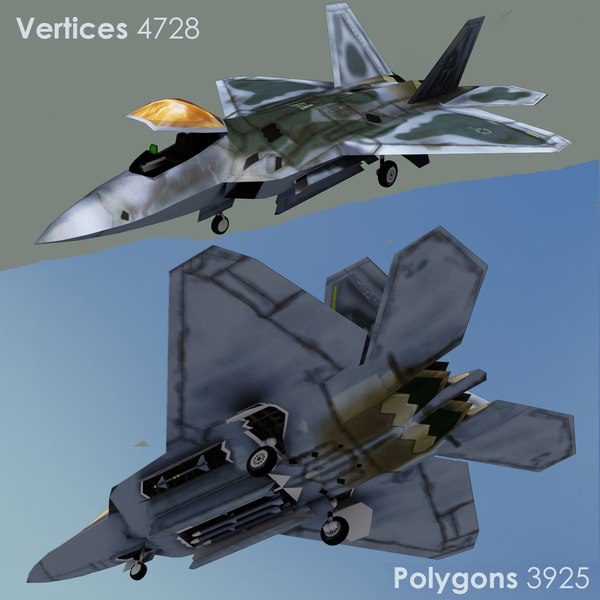 Lockheed Martin F-22 Raptor 3D Models for Download | TurboSquid