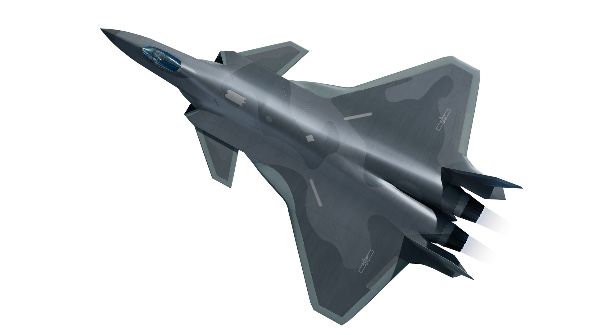 3D J-20 Fighter J-20 J20 J-20 Stealth Fighter J-20 Weilong Model ...