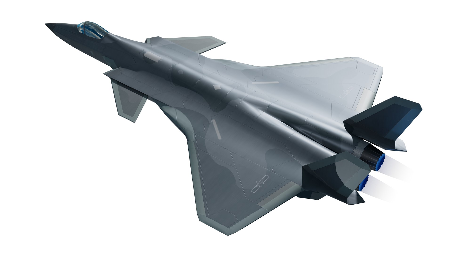 3D J-20 fighter j-20 J20 j-20 stealth fighter j-20 Weilong model ...