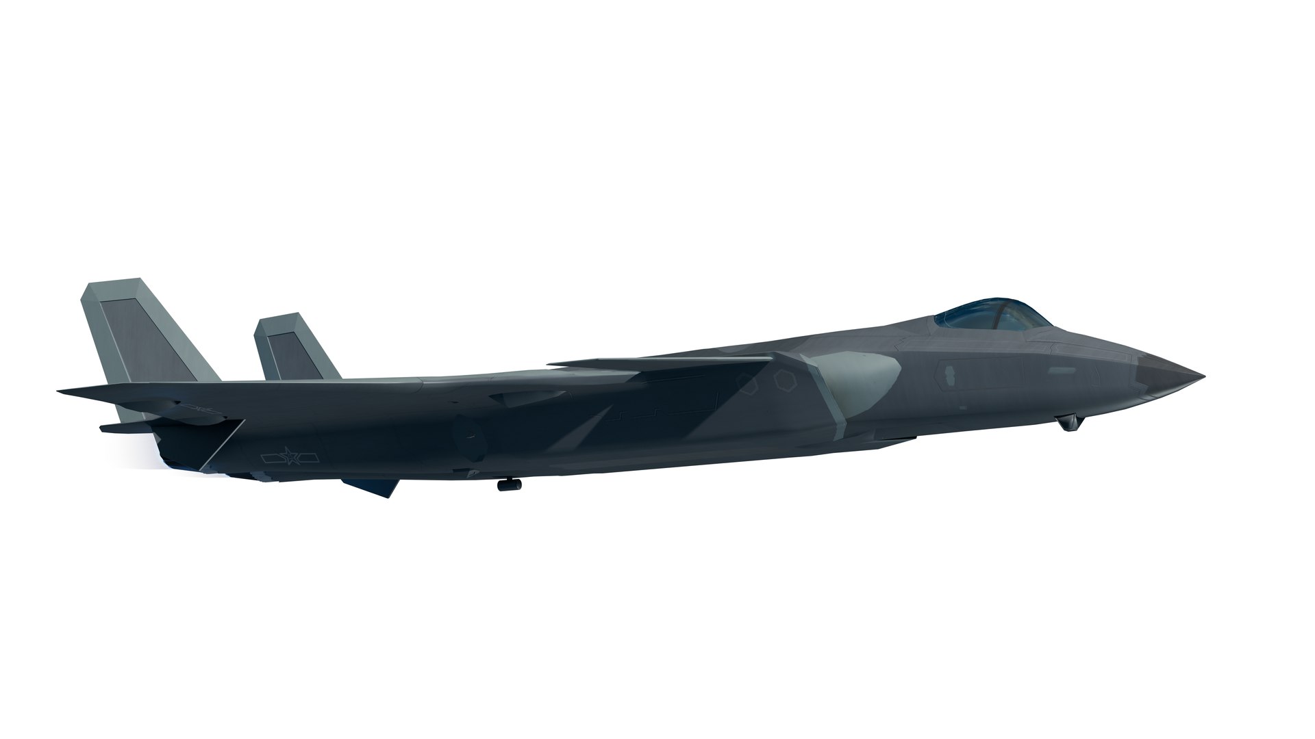 3D J-20 fighter j-20 J20 j-20 stealth fighter j-20 Weilong model ...