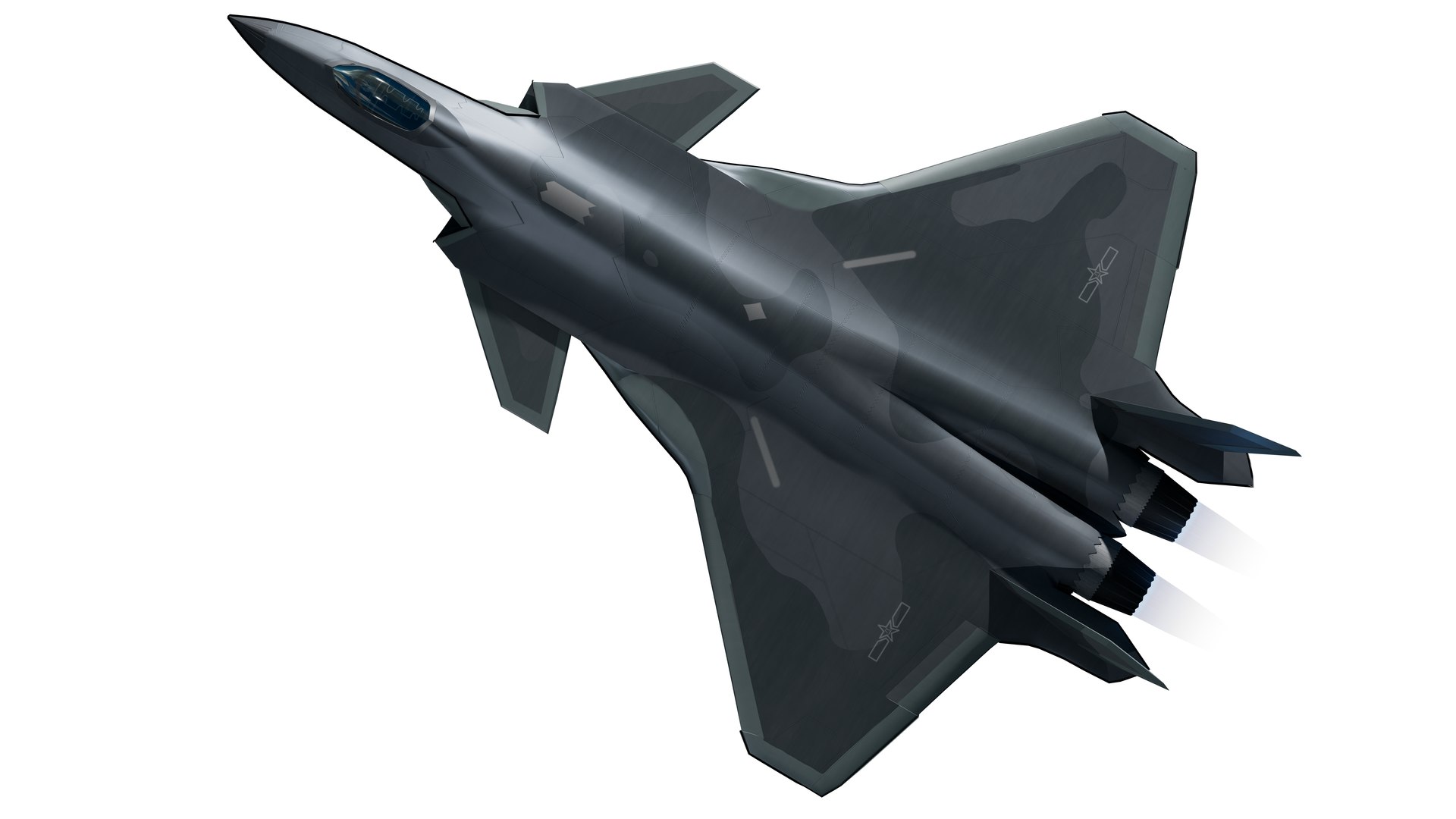 3D J-20 fighter j-20 J20 j-20 stealth fighter j-20 Weilong model ...