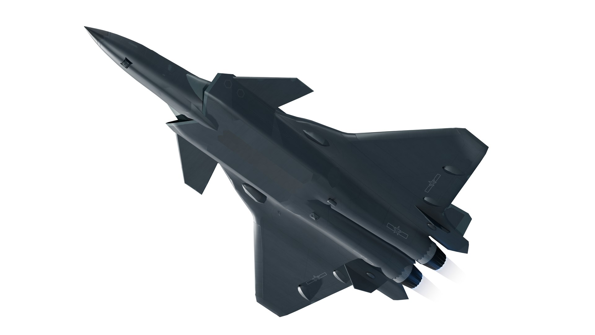 3D J-20 Fighter J-20 J20 J-20 Stealth Fighter J-20 Weilong Model ...
