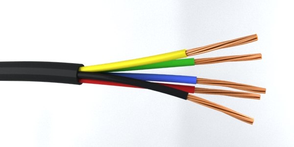 cable fiber optic 3d model