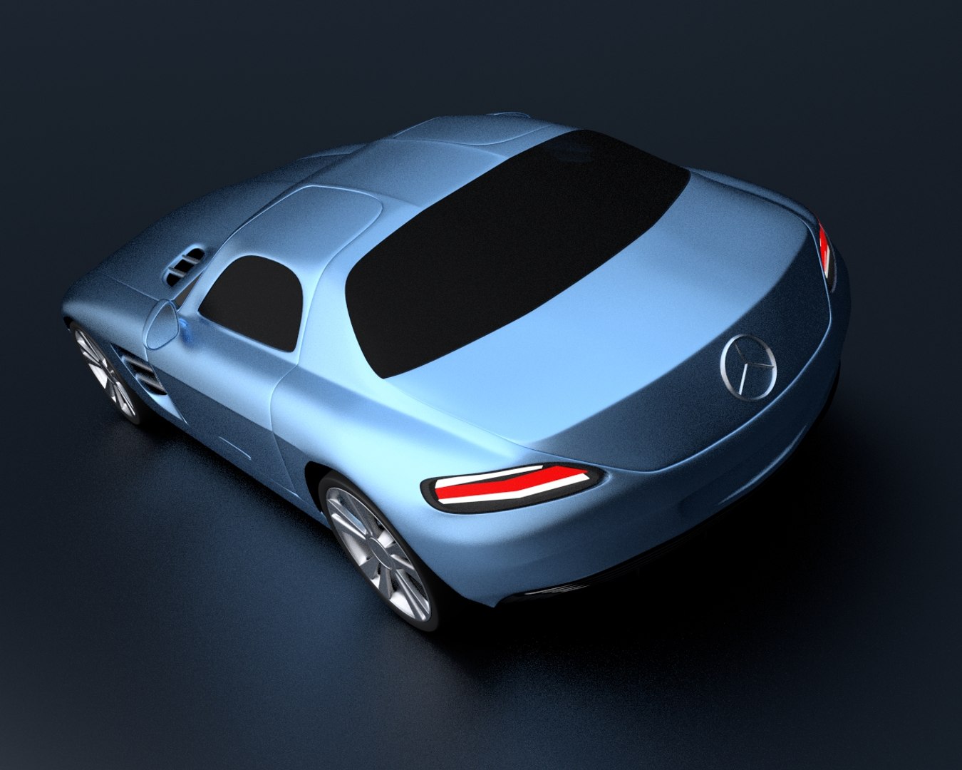 Mercedes Sls Electric Drive 3d Model