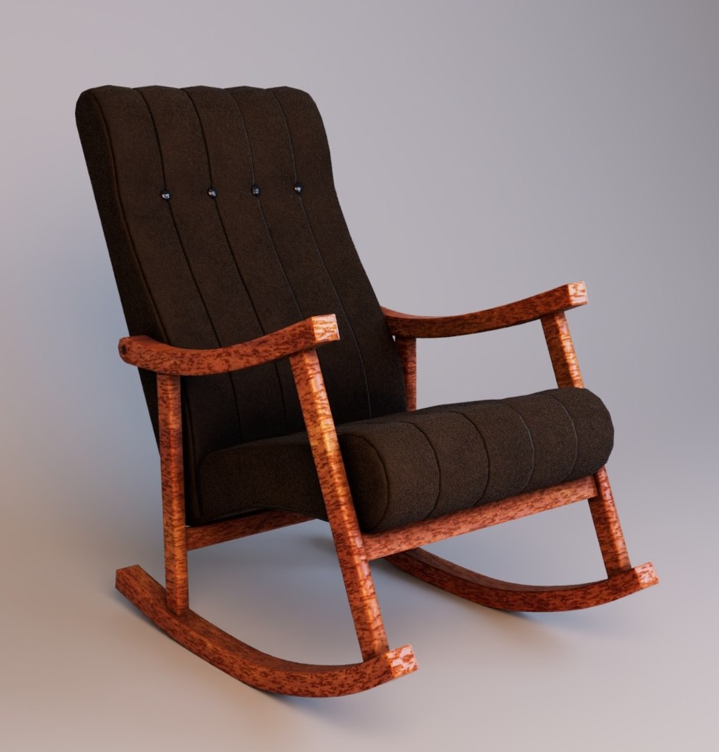 Free Rocking Chair 3D Model - TurboSquid 2228587
