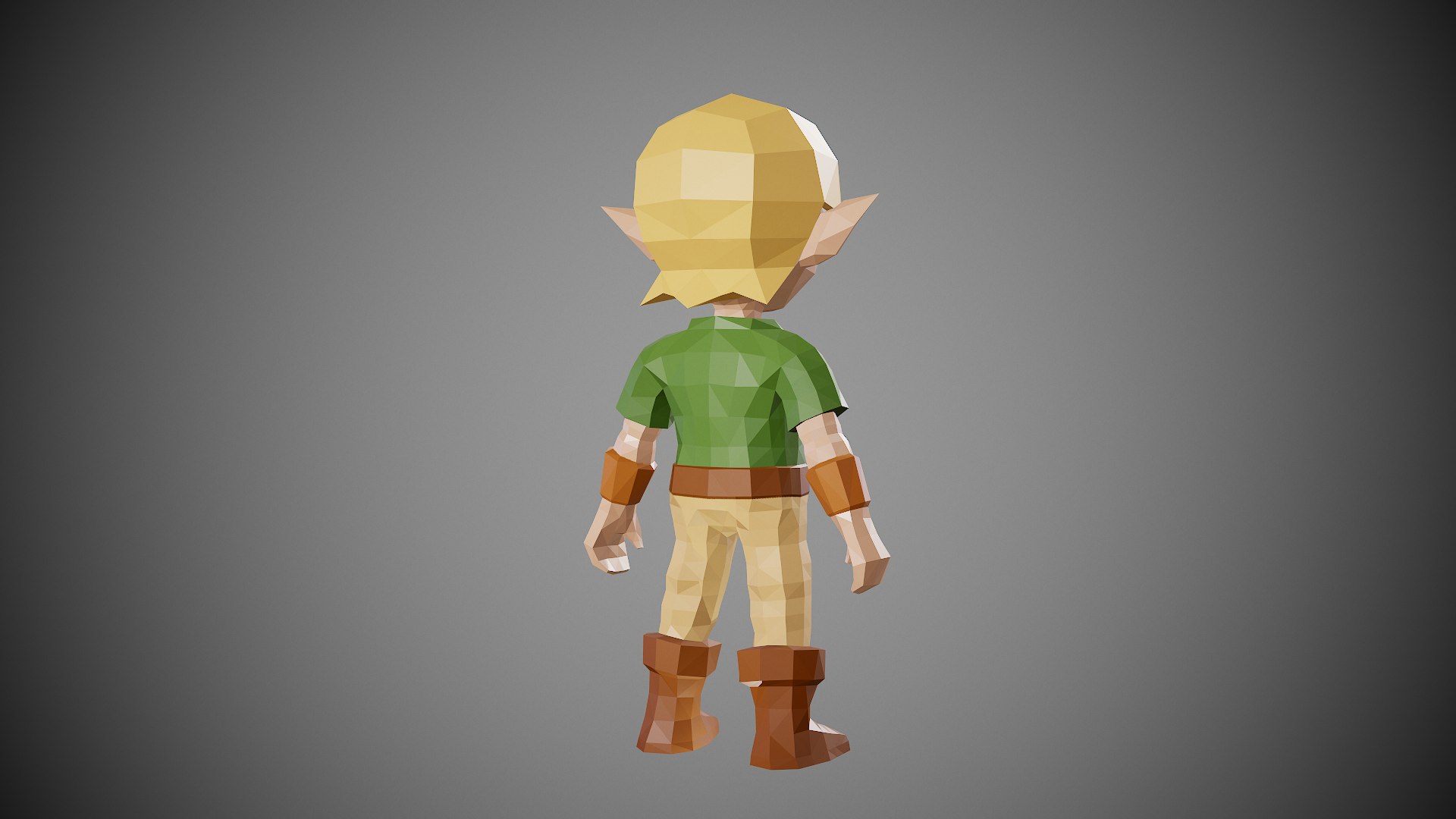 3D Elf Boy Low Poly Model - TurboSquid 2472250