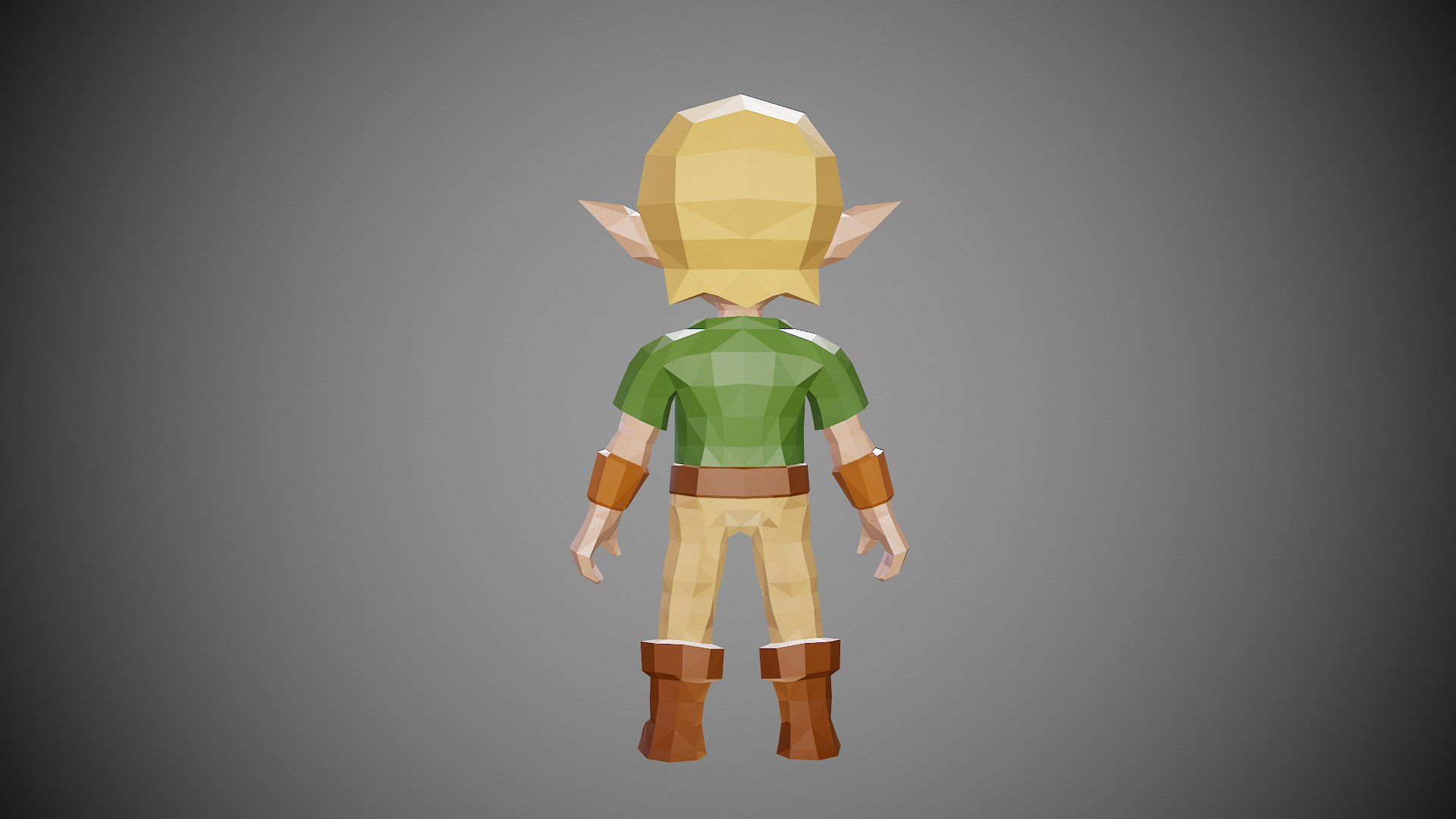 3D Elf Boy Low Poly Model - TurboSquid 2472250