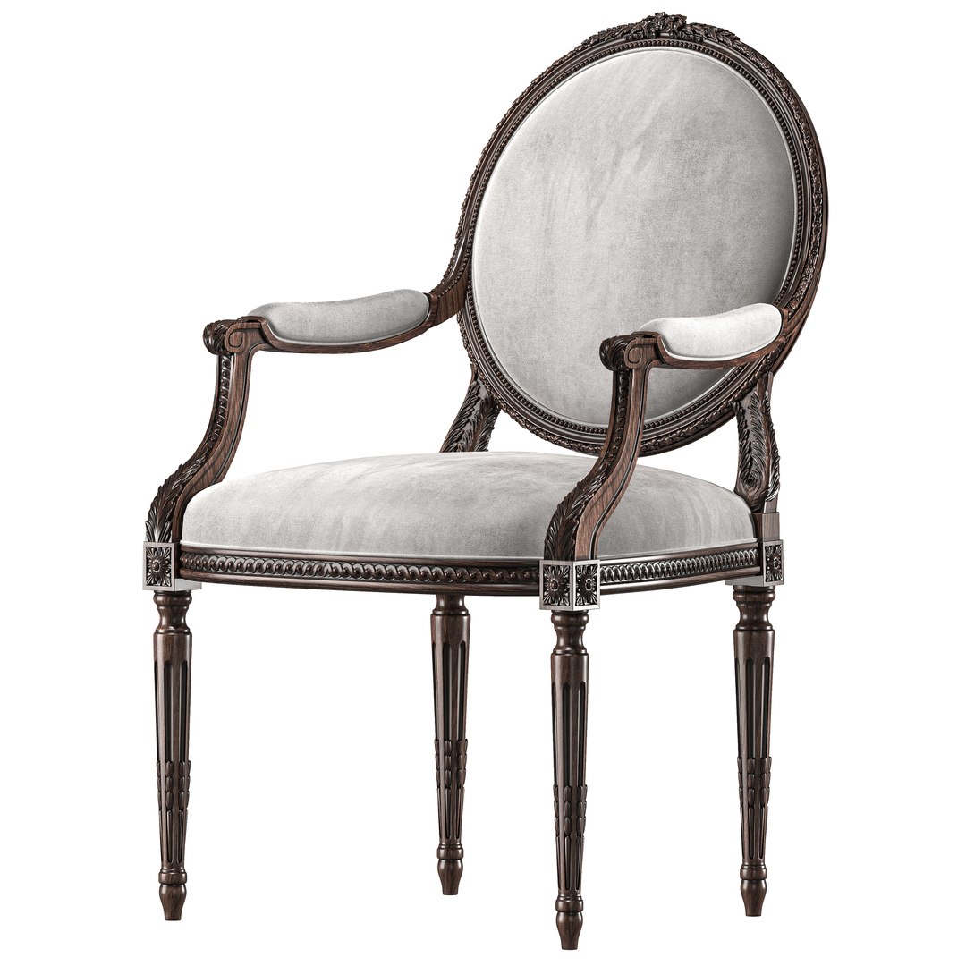 Chairish Louis Chair Art 5694 3D - TurboSquid 2278894