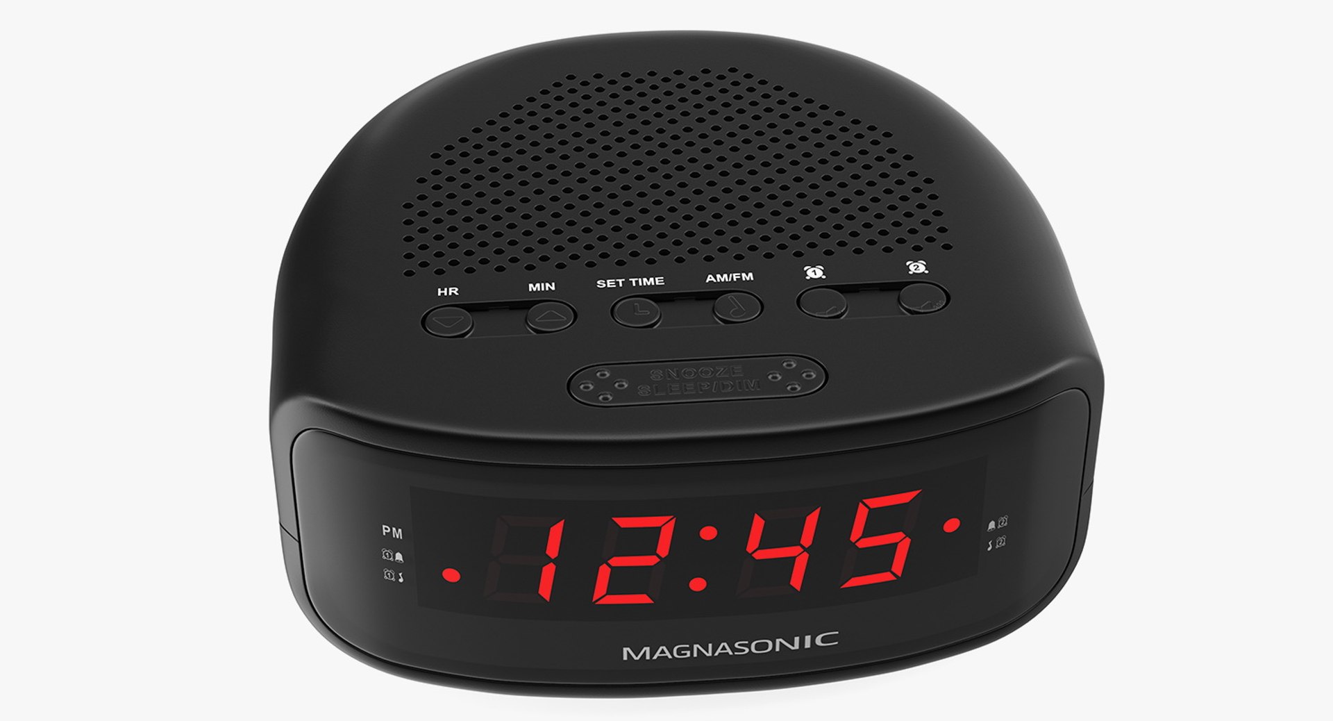 3D Digital Clock Radio Magnasonic - TurboSquid 1410225