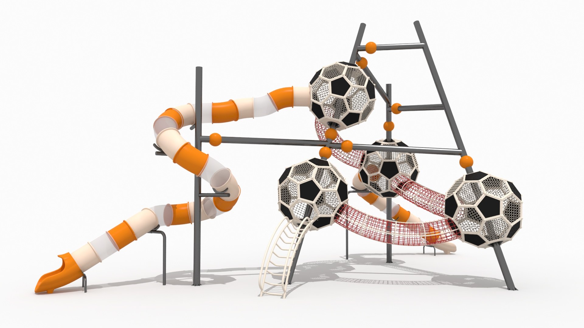 Football Climbing Playground 3D Model - TurboSquid 2207955