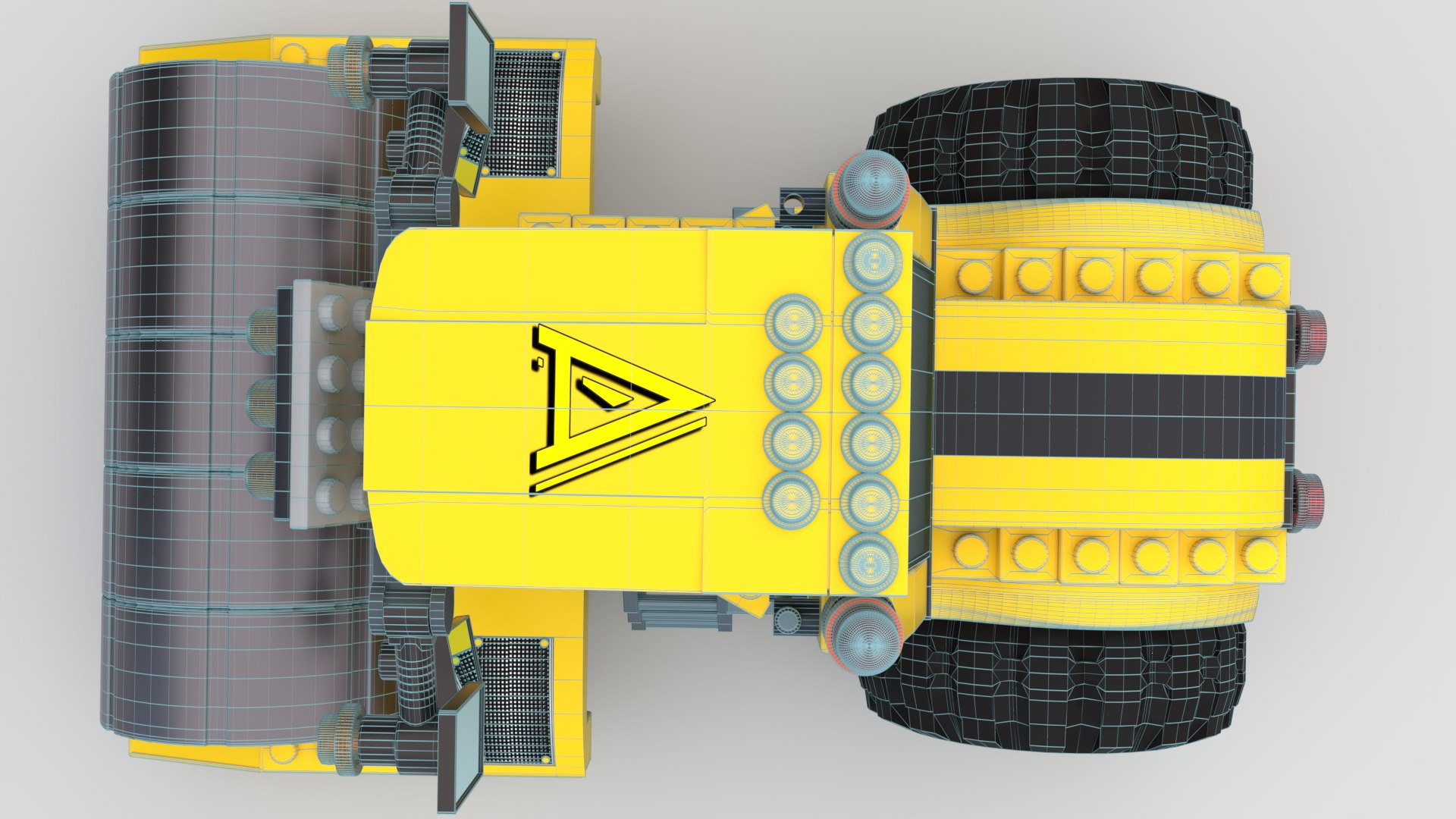 Lego Road Roller 3D Model - TurboSquid 1792329