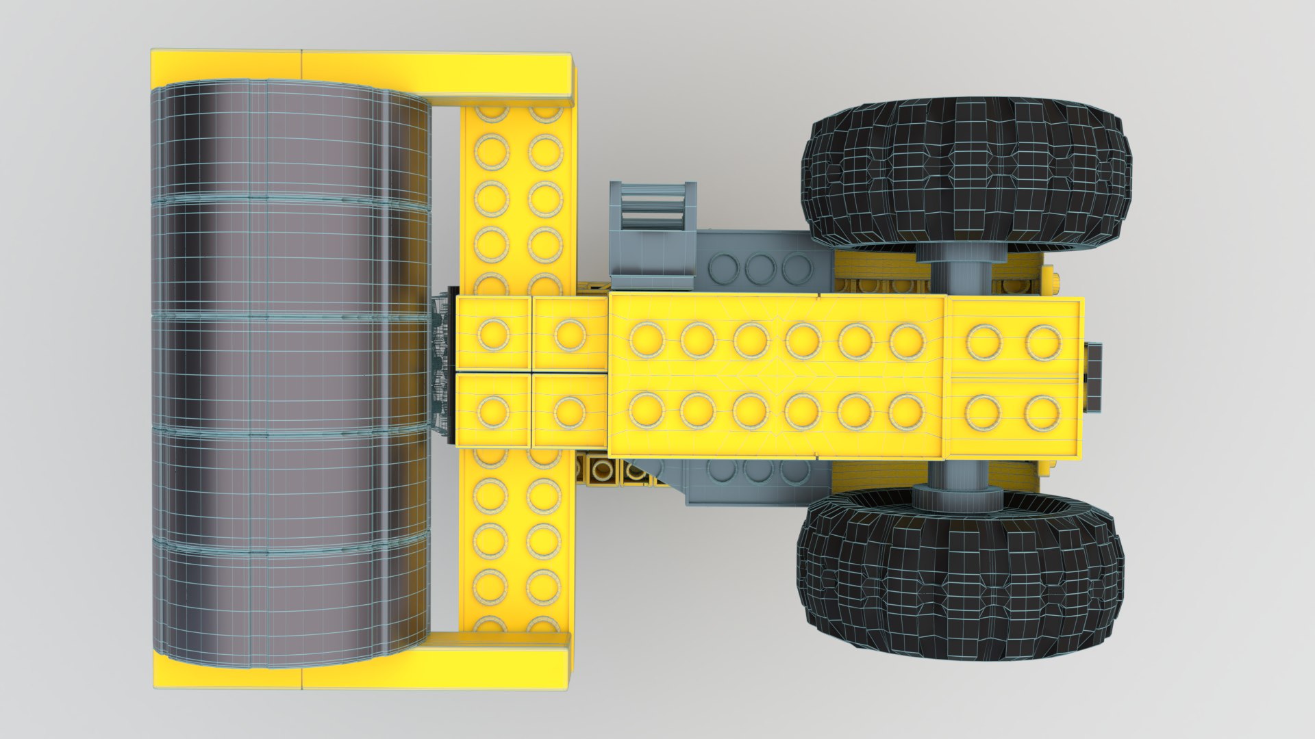 Lego Road Roller 3D Model - TurboSquid 1792329