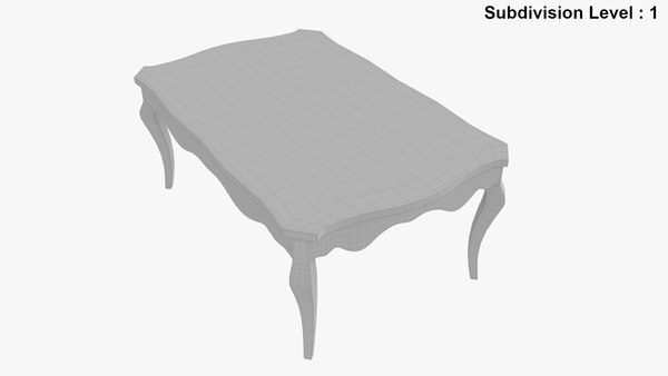 3D Classic Wooden Cafe Table model - TurboSquid 1783819