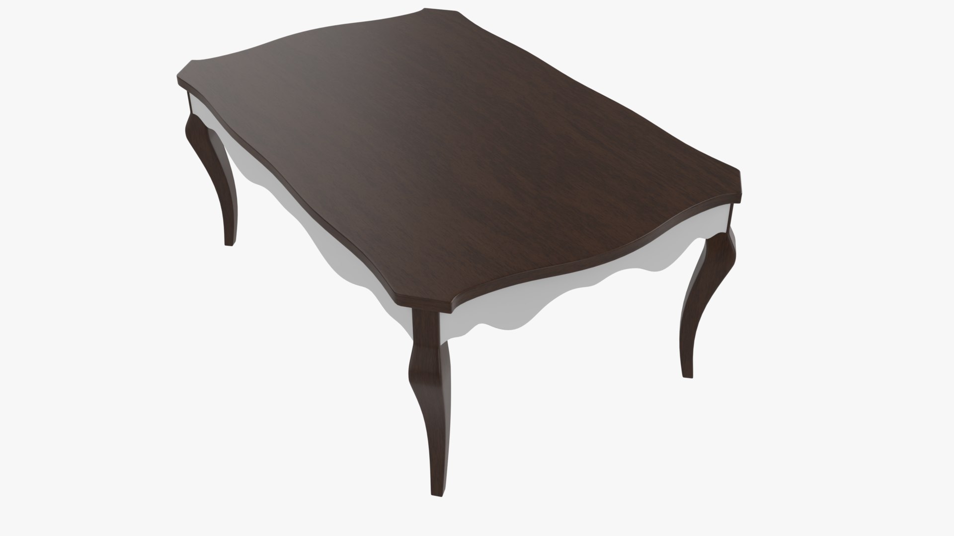 3D Classic Wooden Cafe Table Model - TurboSquid 1783819