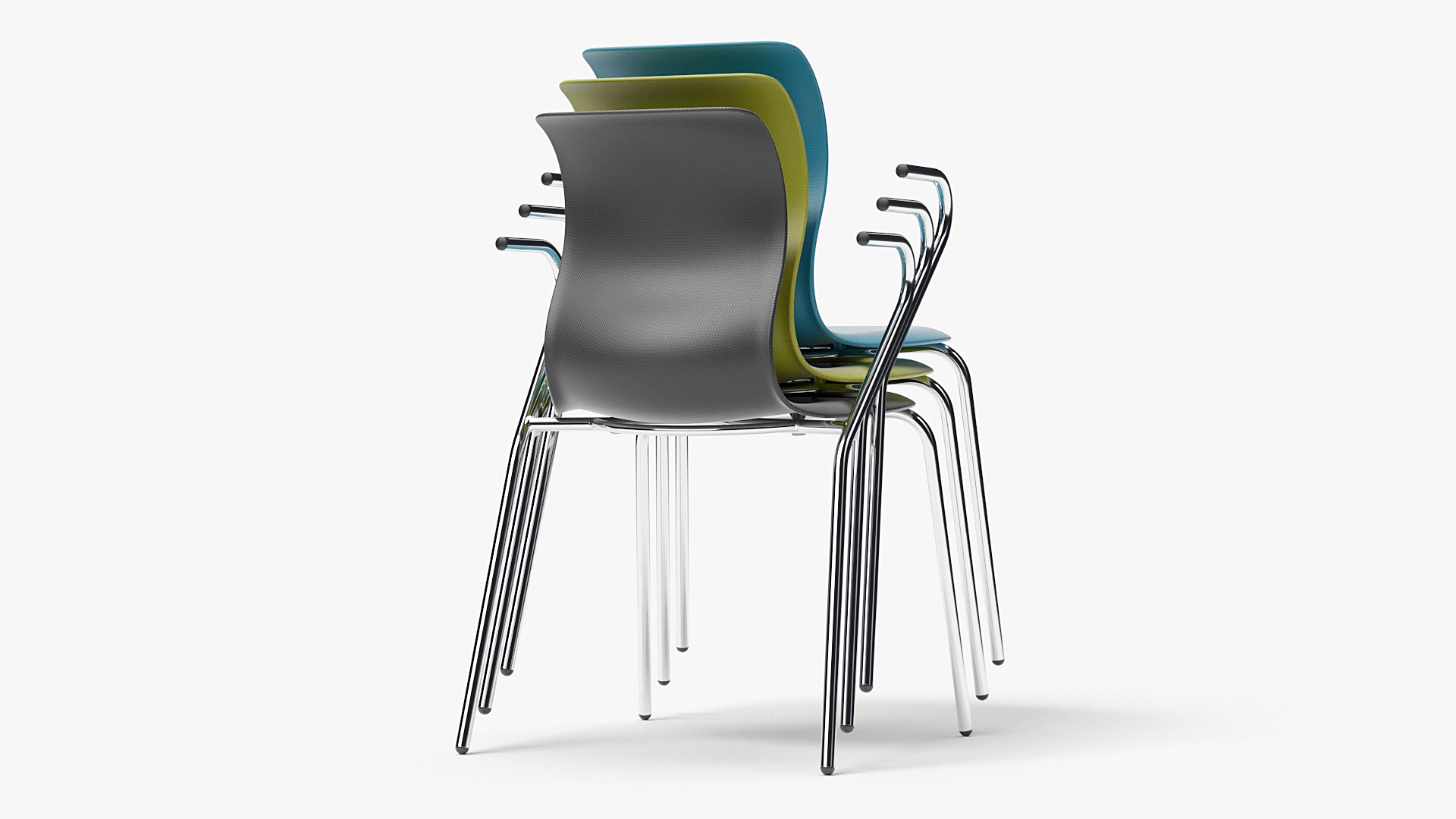 3D Model Modern Stackable Chair - TurboSquid 1617430