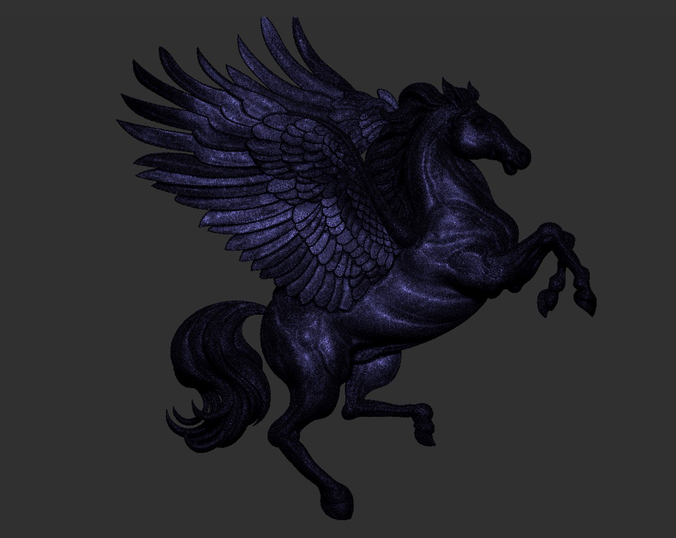 3D Flying Horse - TurboSquid 1610245