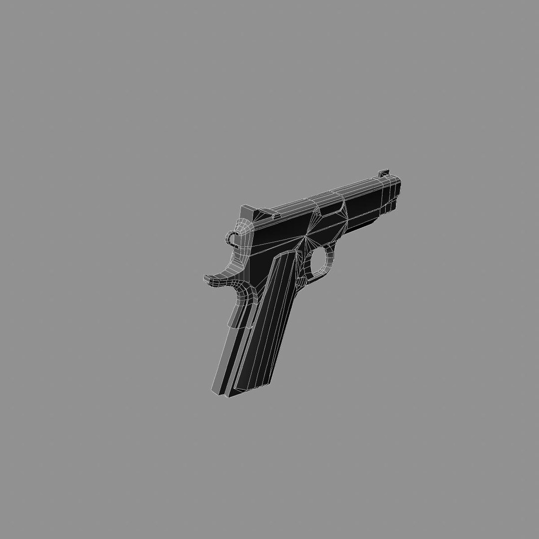 3d p pistol model