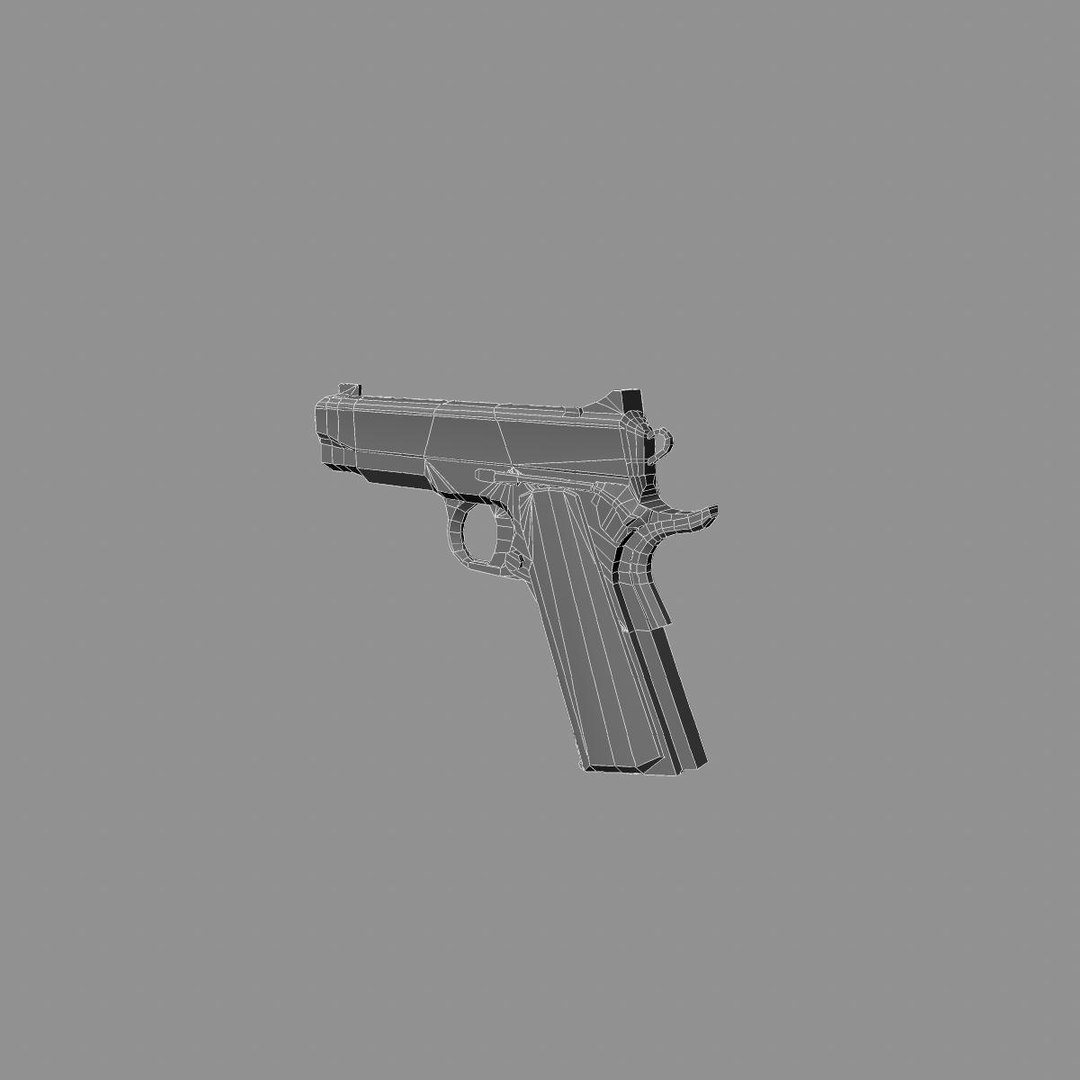 3d p pistol model