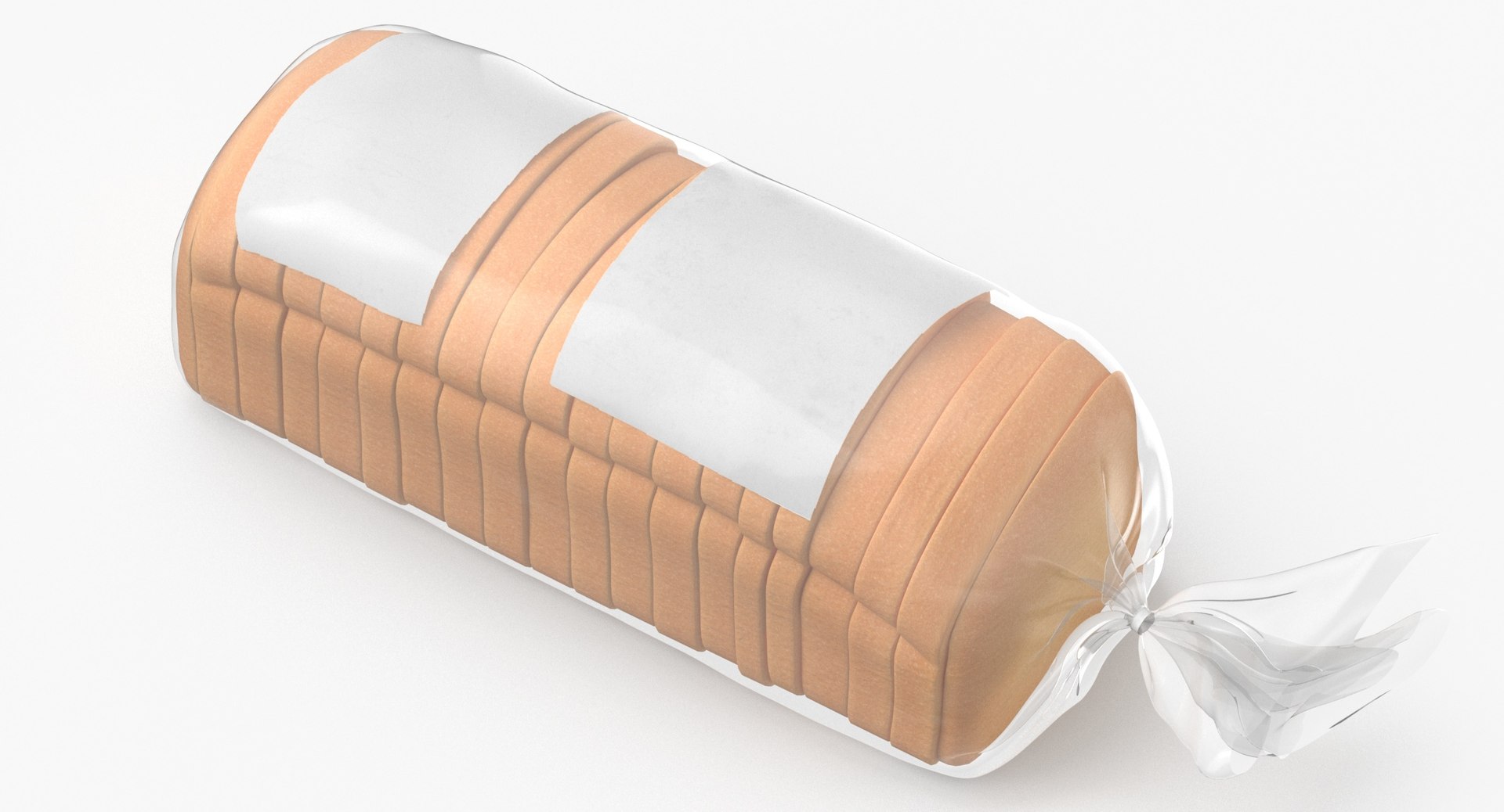 Baked Bread Blank and Generic Label 3D - TurboSquid 2038184