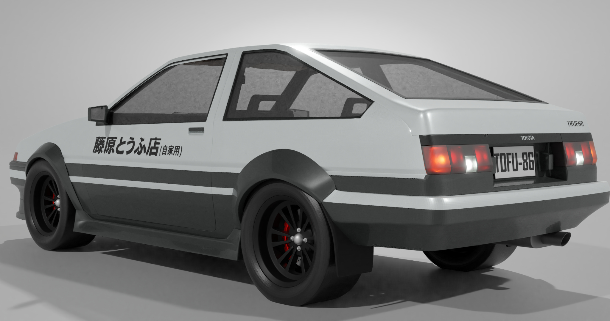 3D model toyota trueno - TurboSquid 1669393