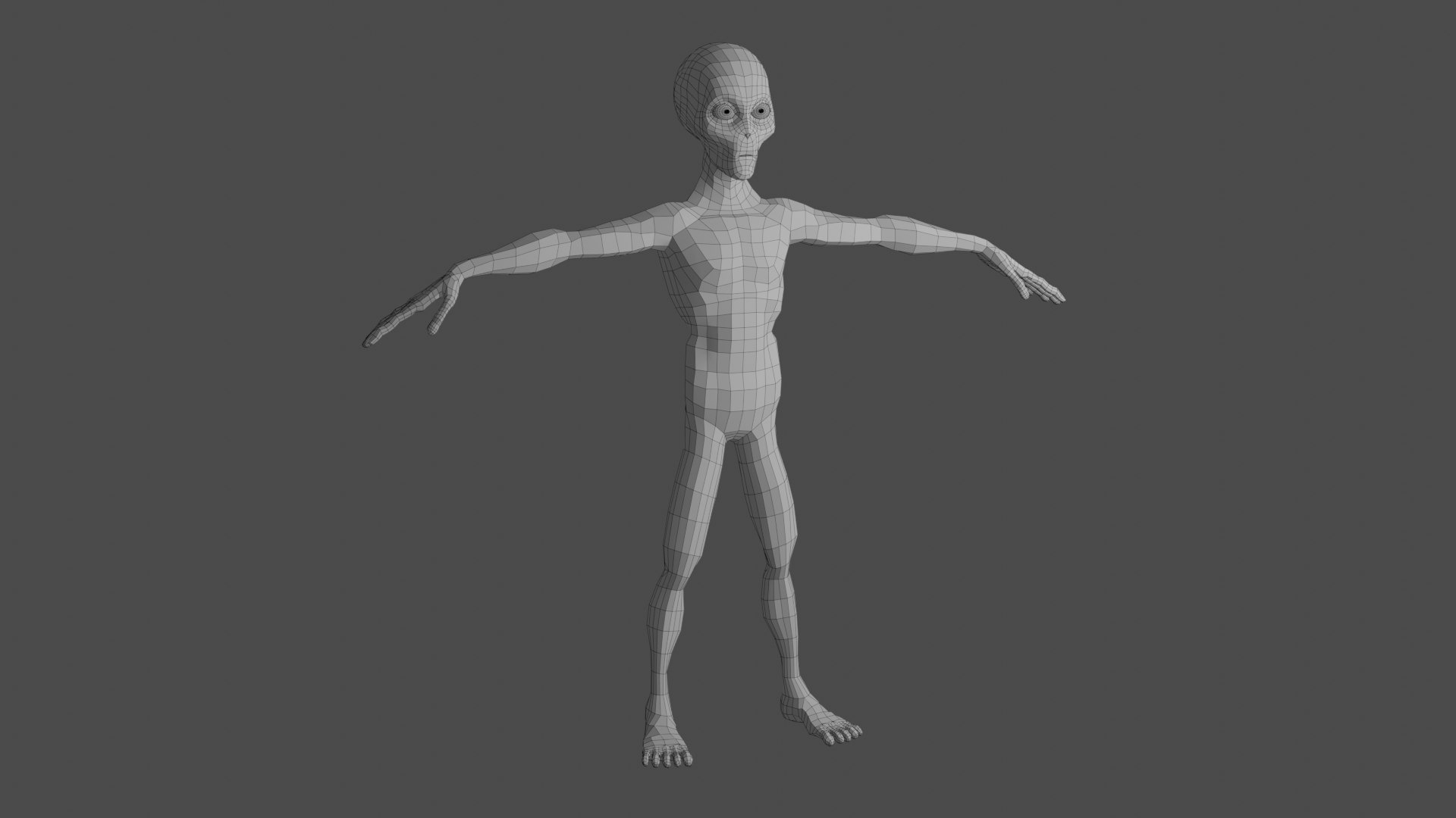3D Space Alien UFO Sci-fi Character Rigged Model - TurboSquid 2083202