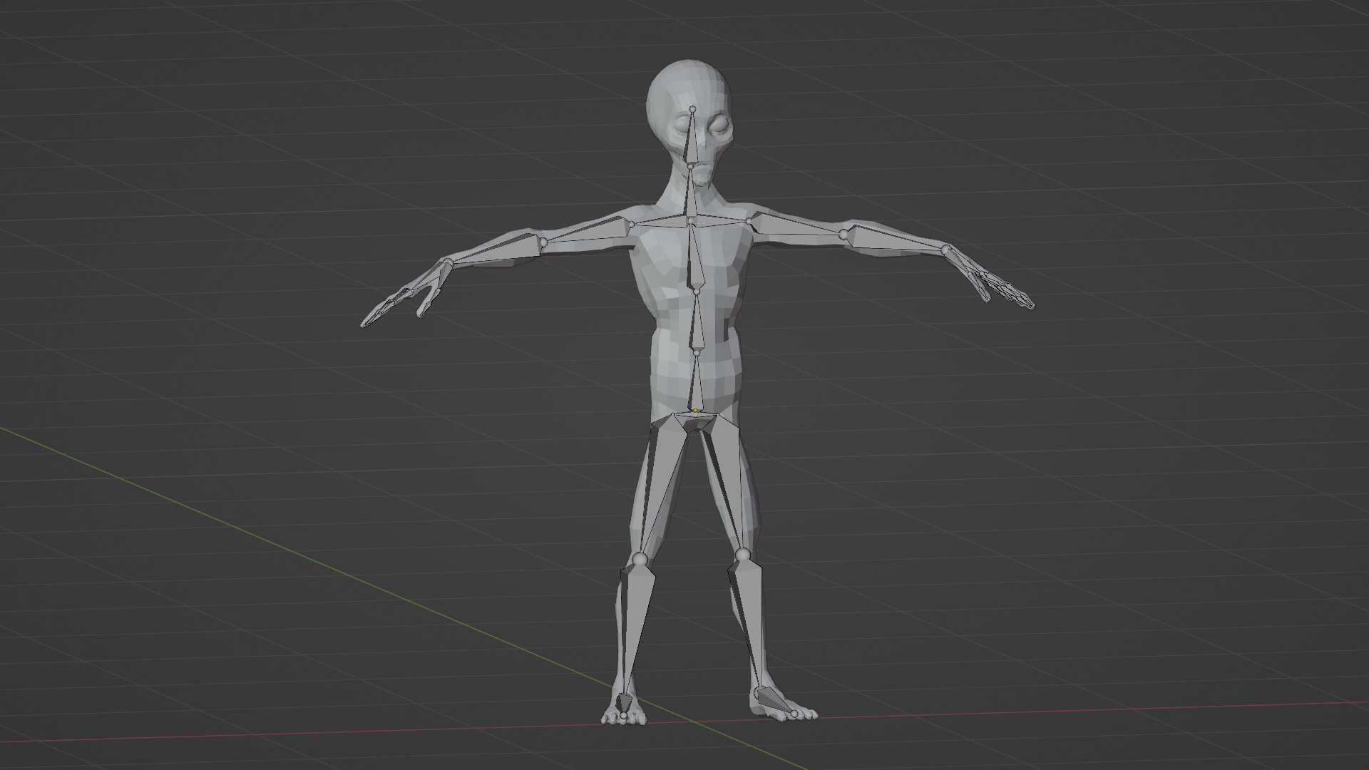 3D Space Alien UFO Sci-fi Character Rigged Model - TurboSquid 2083202