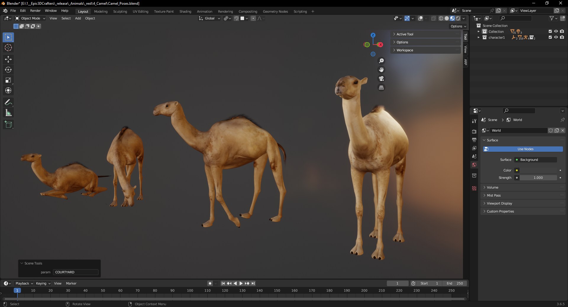 3D Desert Voyager Ship 3D Camel Model Low-poly 3D Model - TurboSquid 2184749