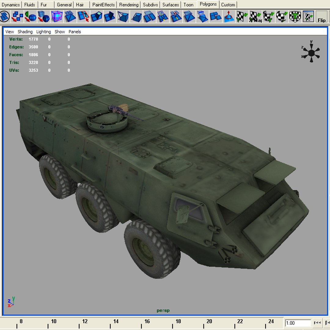 3d Patria Xa-185 Pasi Model