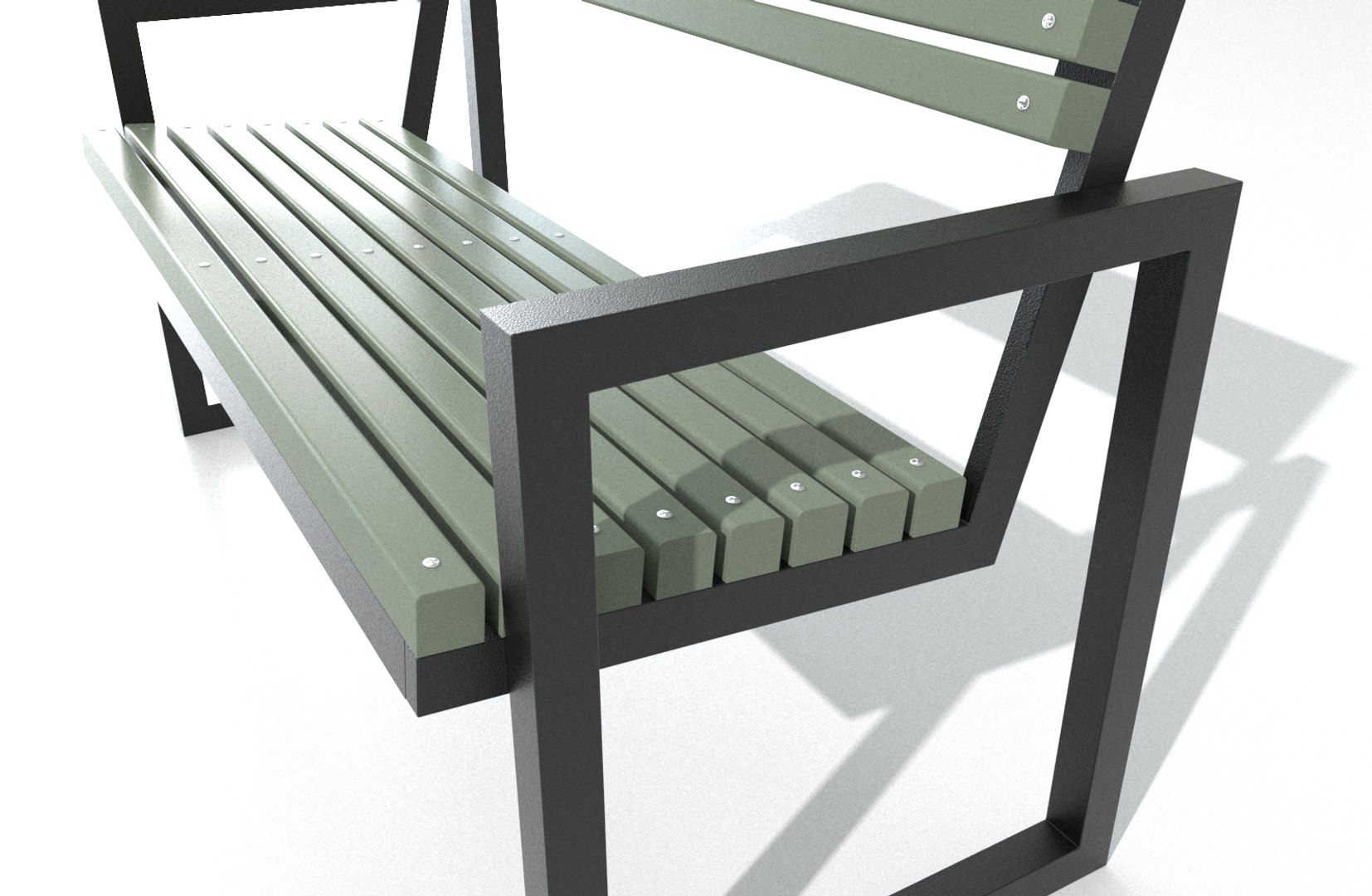 3D Park Bench - TurboSquid 1534682