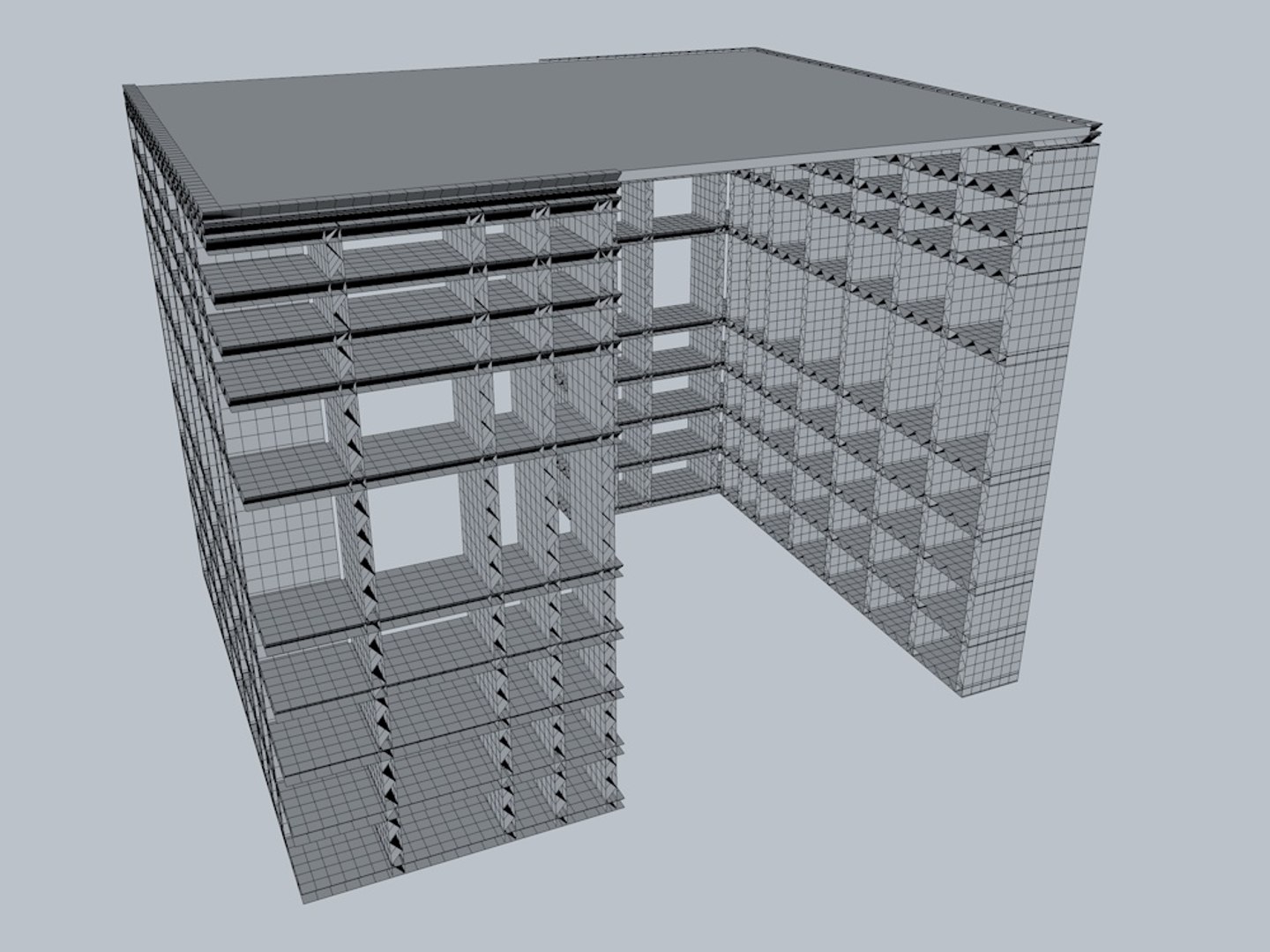 Paperboard Table 3D Model - TurboSquid 1223836