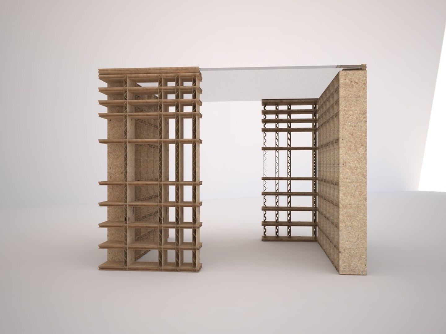 Paperboard Table 3D Model - TurboSquid 1223836