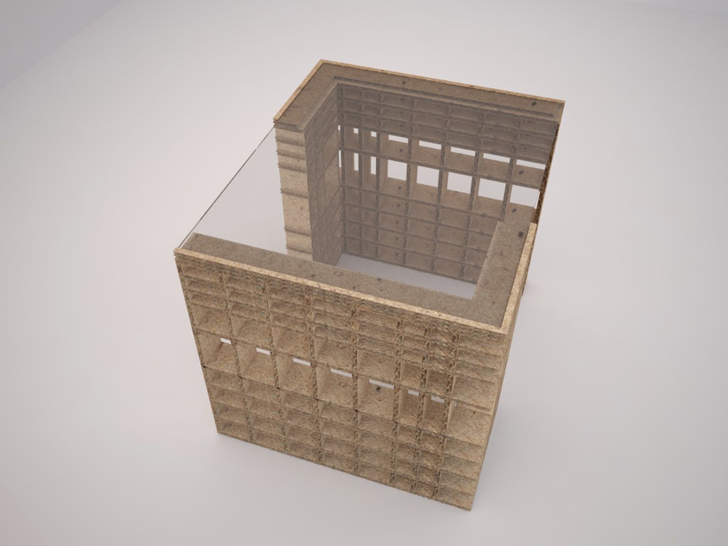 Paperboard Table 3D Model - TurboSquid 1223836