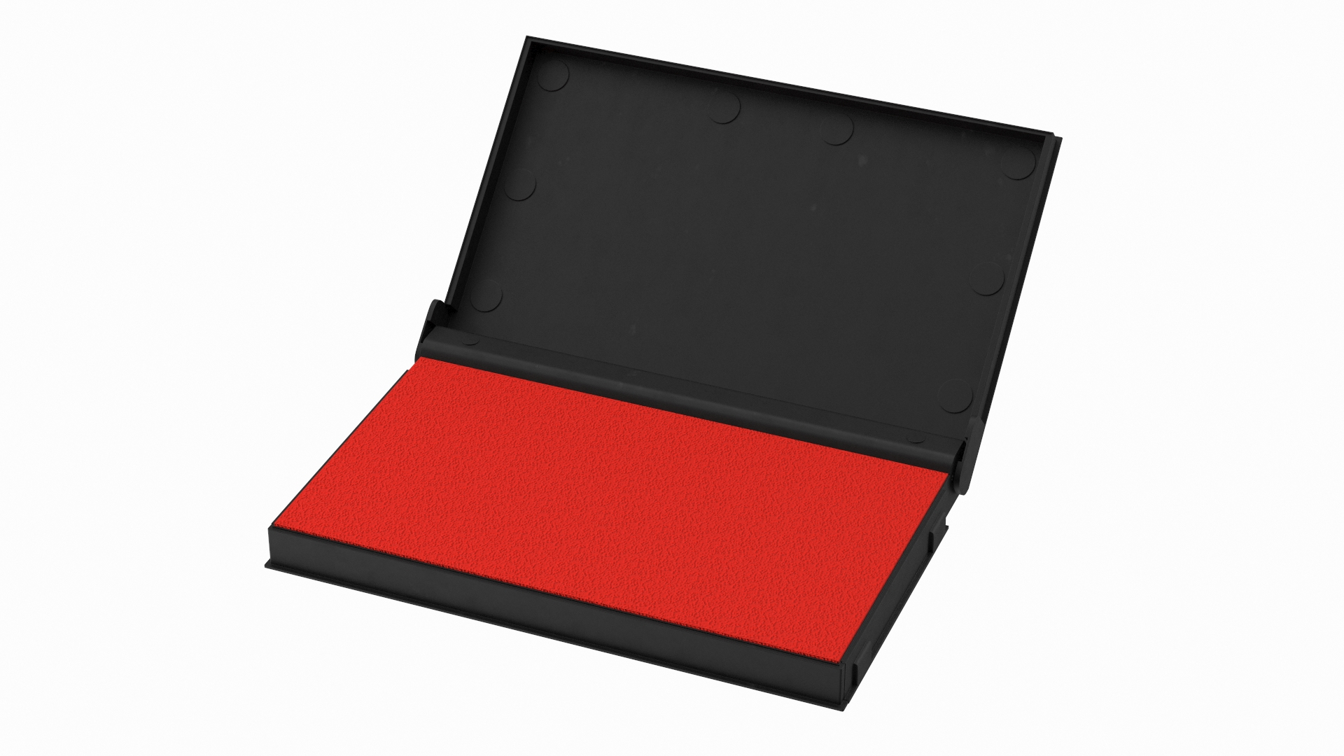 3D Stamp Ink Pad Red - TurboSquid 1814916