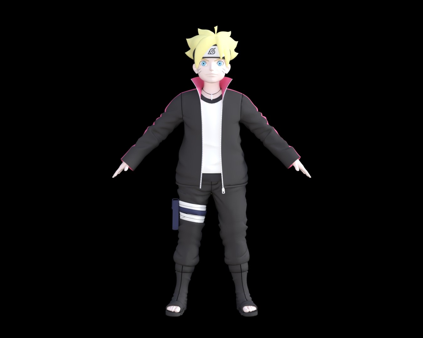 3D Boruto Uzumaki Low-poly 3D Model - TurboSquid 2292449