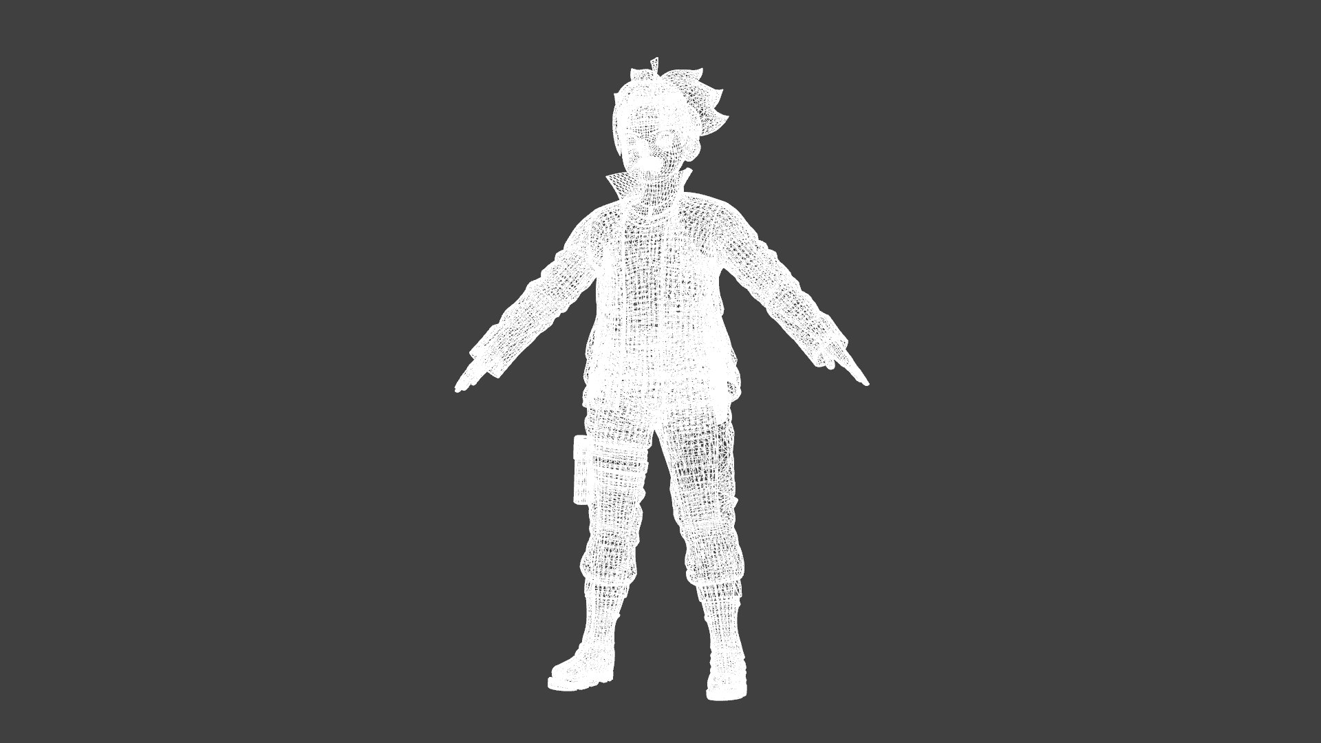 3D Boruto Uzumaki Low-poly 3D Model - TurboSquid 2292449