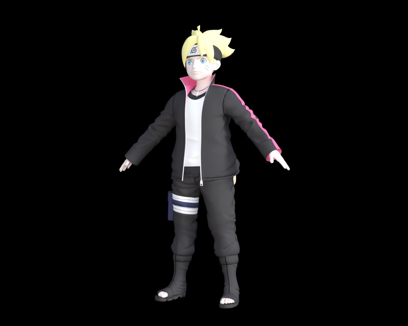 3D Boruto Uzumaki Low-poly 3D Model - TurboSquid 2292449