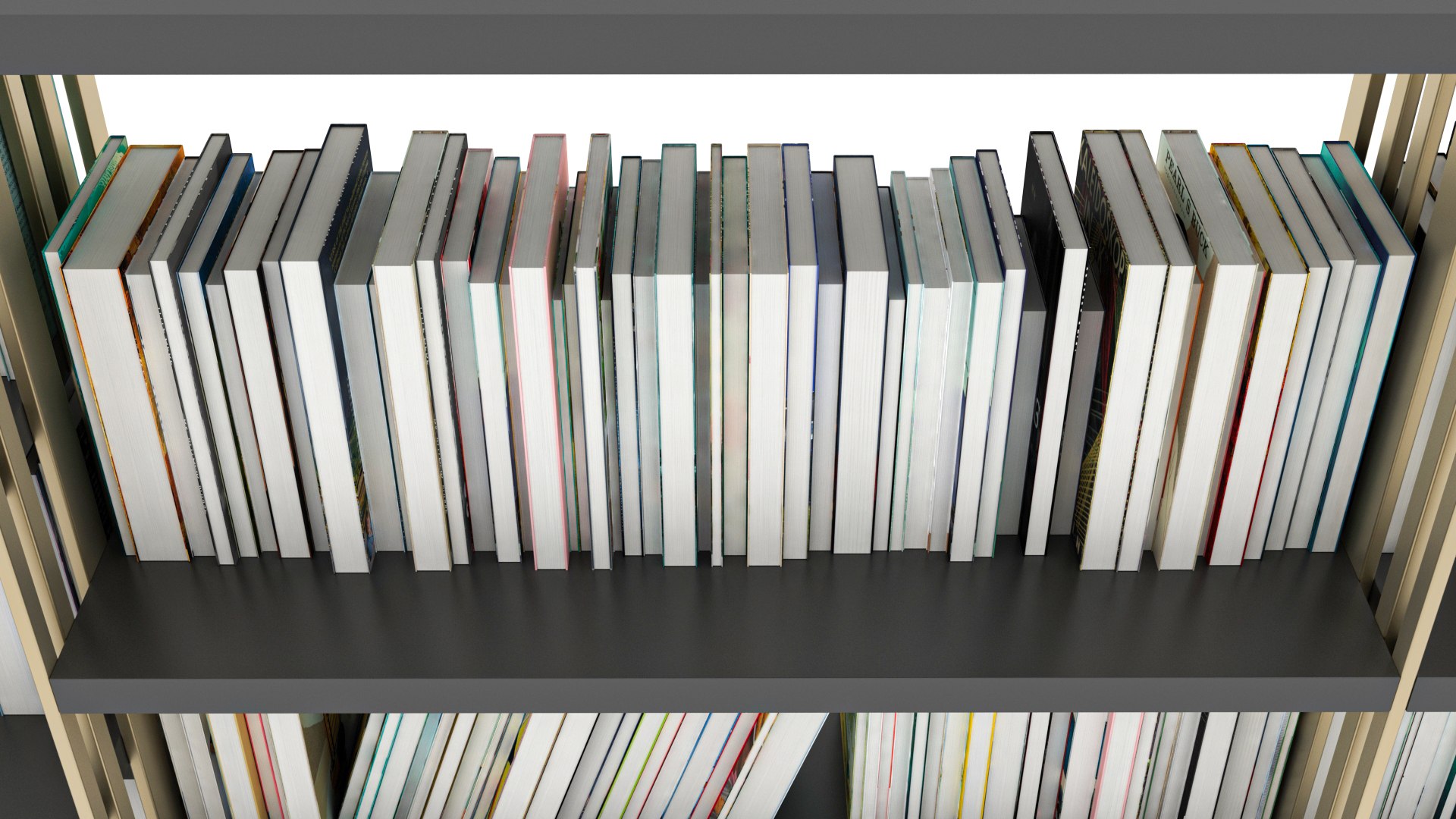 3D Bookshelf - TurboSquid 1806965