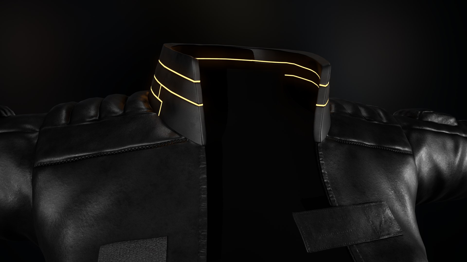 Woman Cyberpunk Jacket 3D Model - TurboSquid 1630738