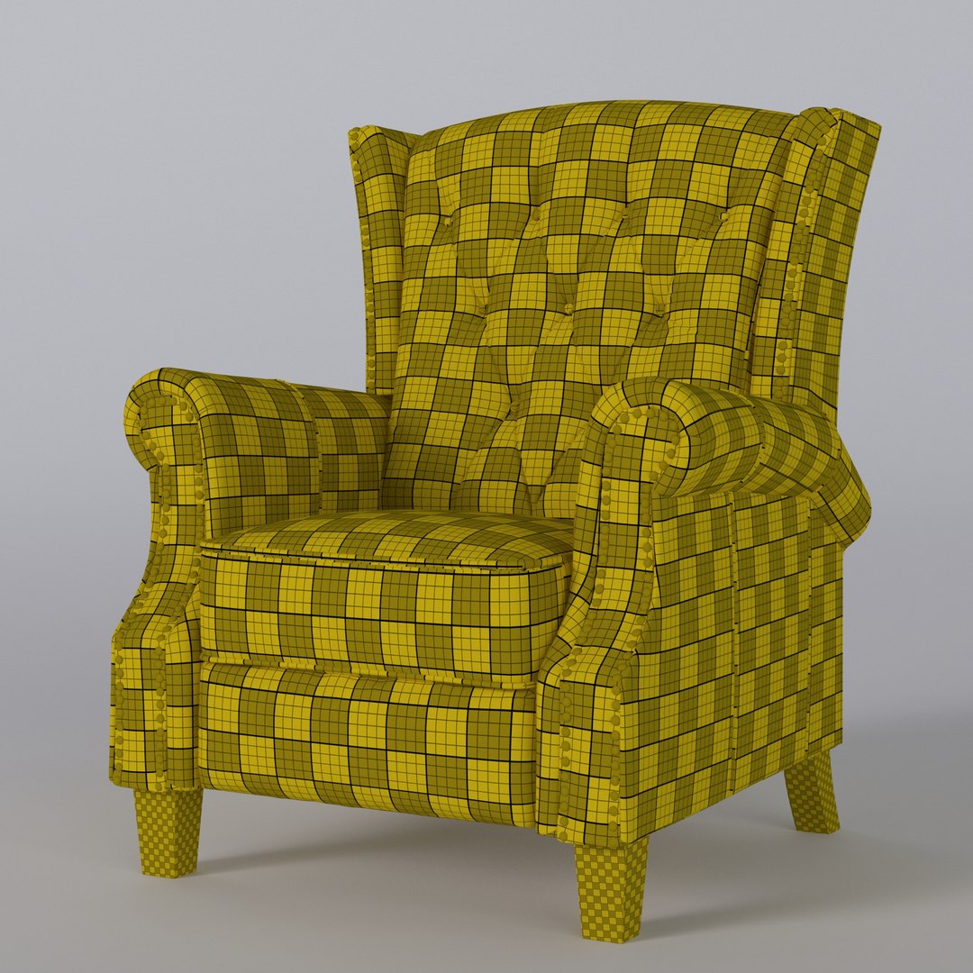 3D Comfort Armchair - TurboSquid 2005458