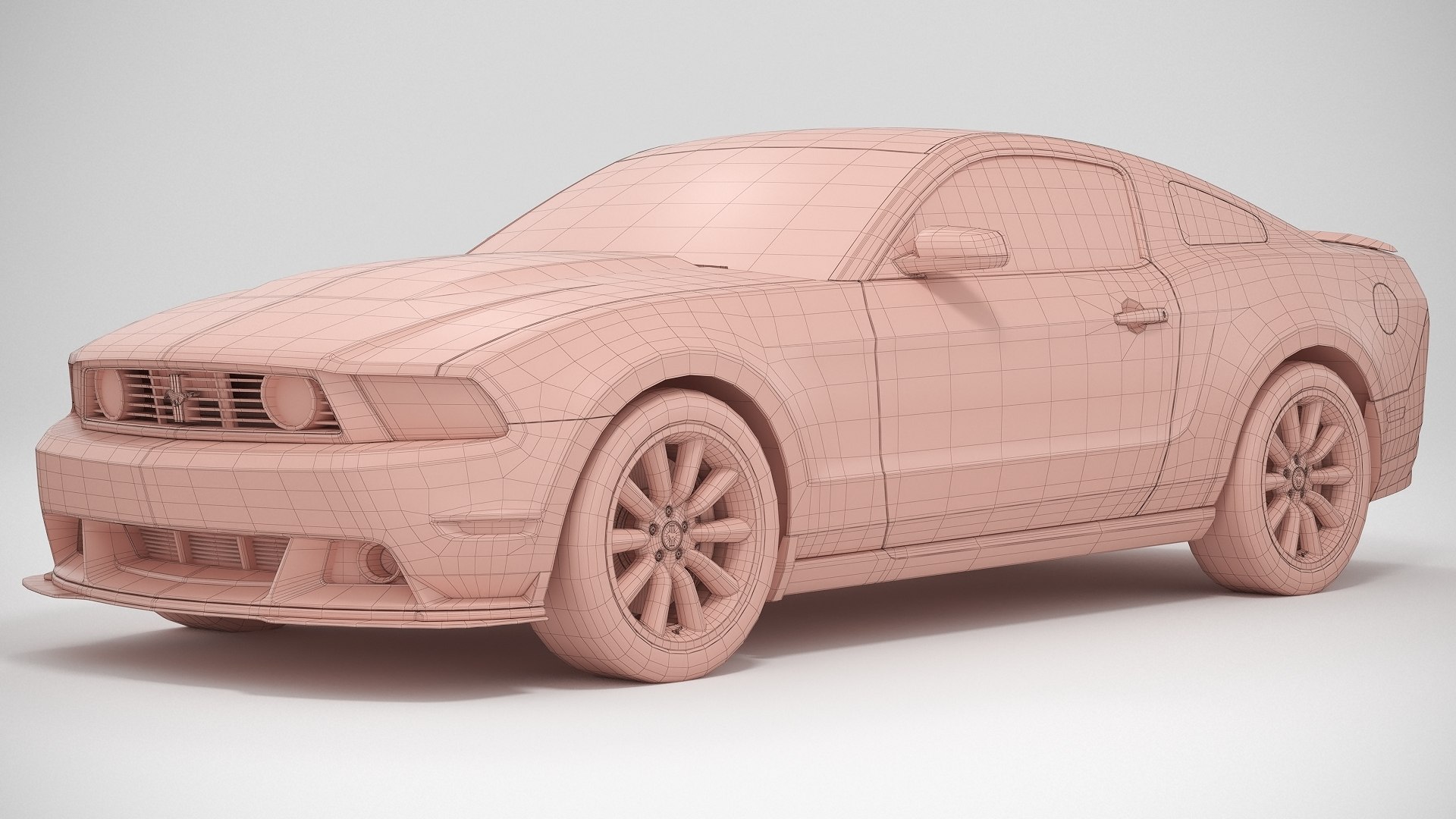 3D Model Ford Mustang Boss 302 2012 - TurboSquid 2099490
