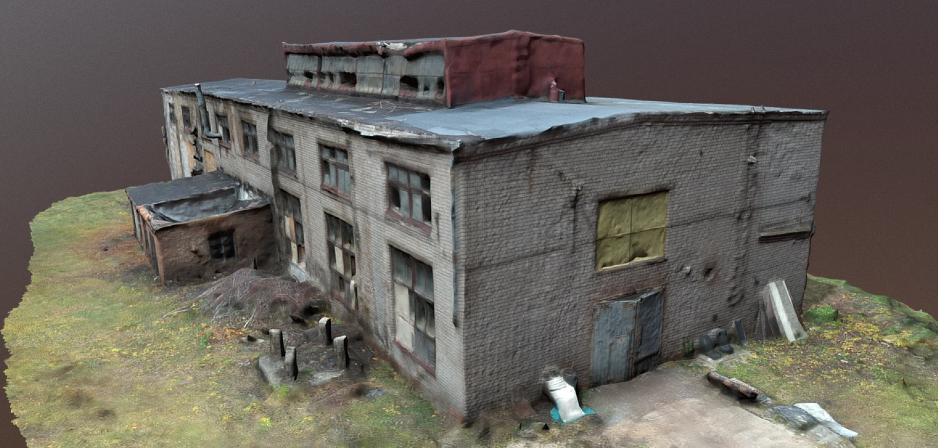Factory Building Model - TurboSquid 1661534