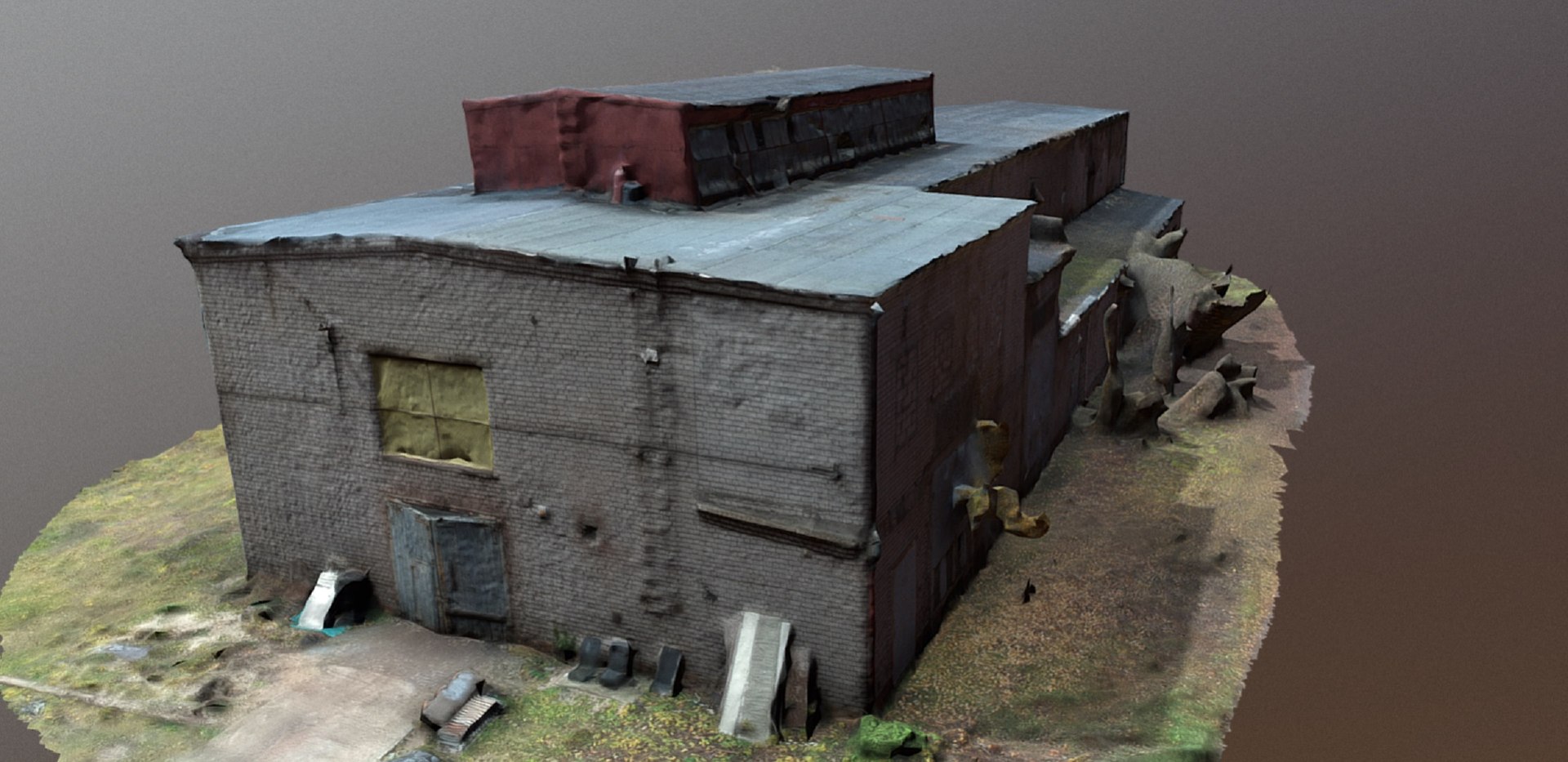Factory Building Model - TurboSquid 1661534