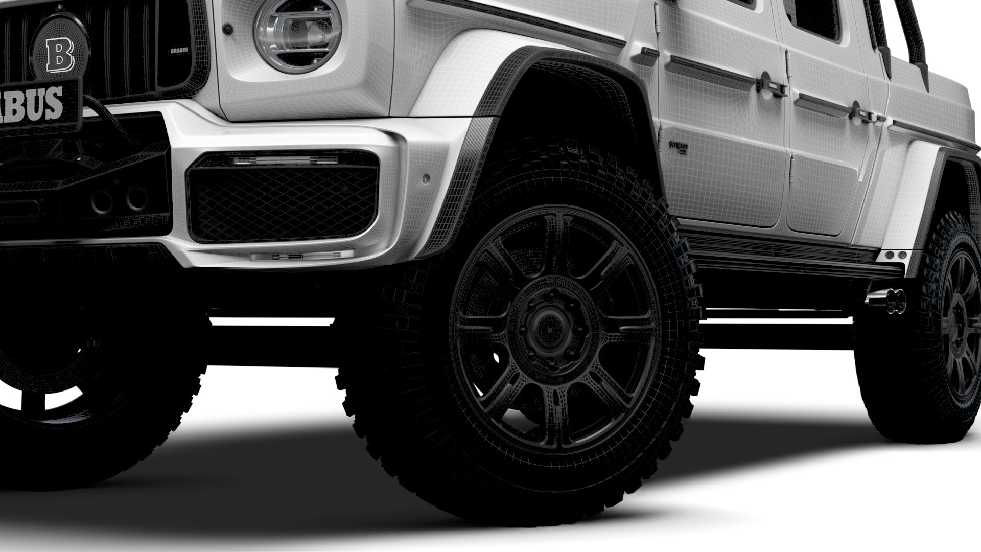 3D Brabus 800 Adventure XLP Superwhite 2022 model - TurboSquid 2126167