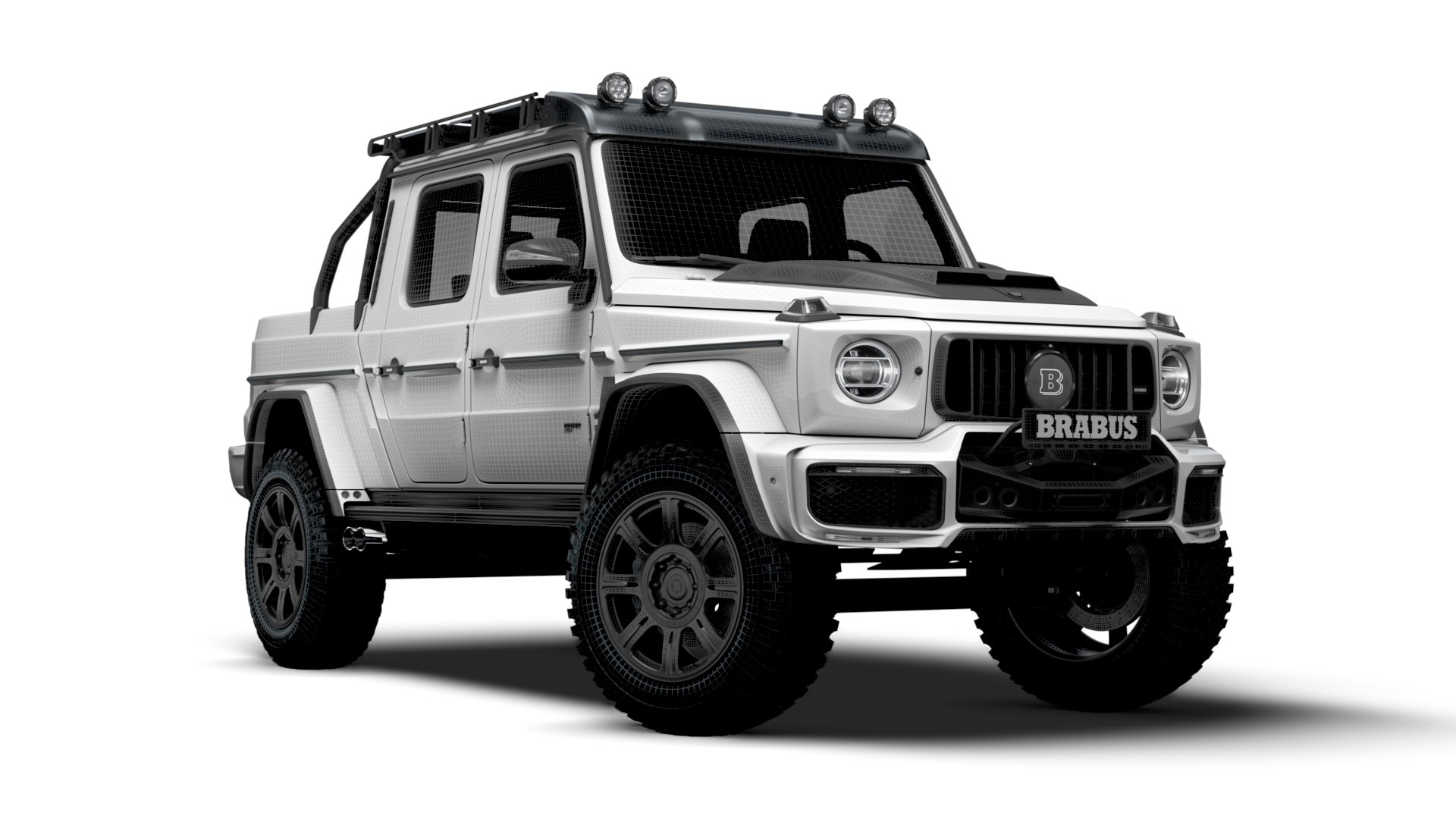 3D Brabus 800 Adventure XLP Superwhite 2022 model - TurboSquid 2126167