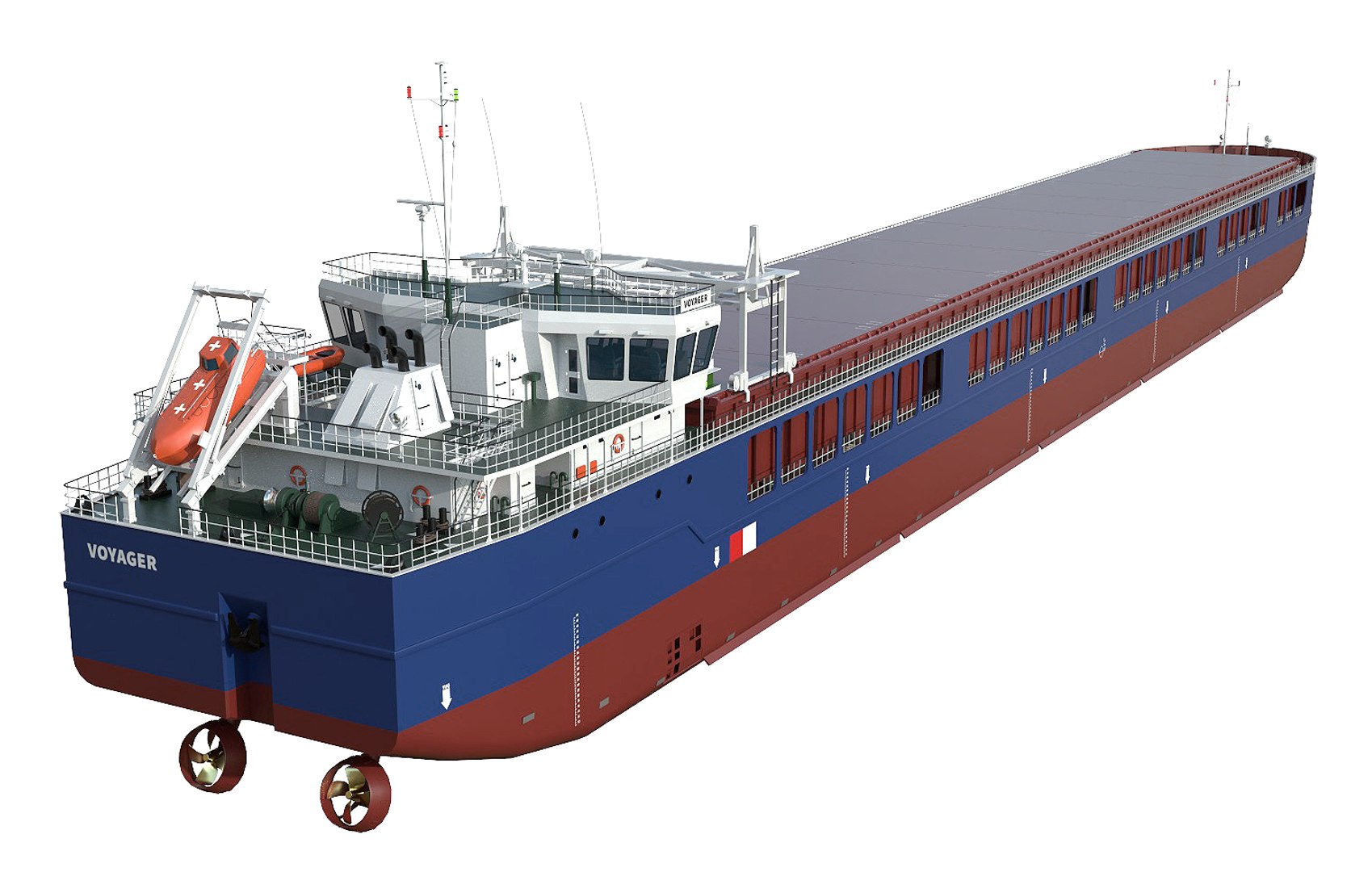 3D Contain Cargo Vessel General - TurboSquid 1525974