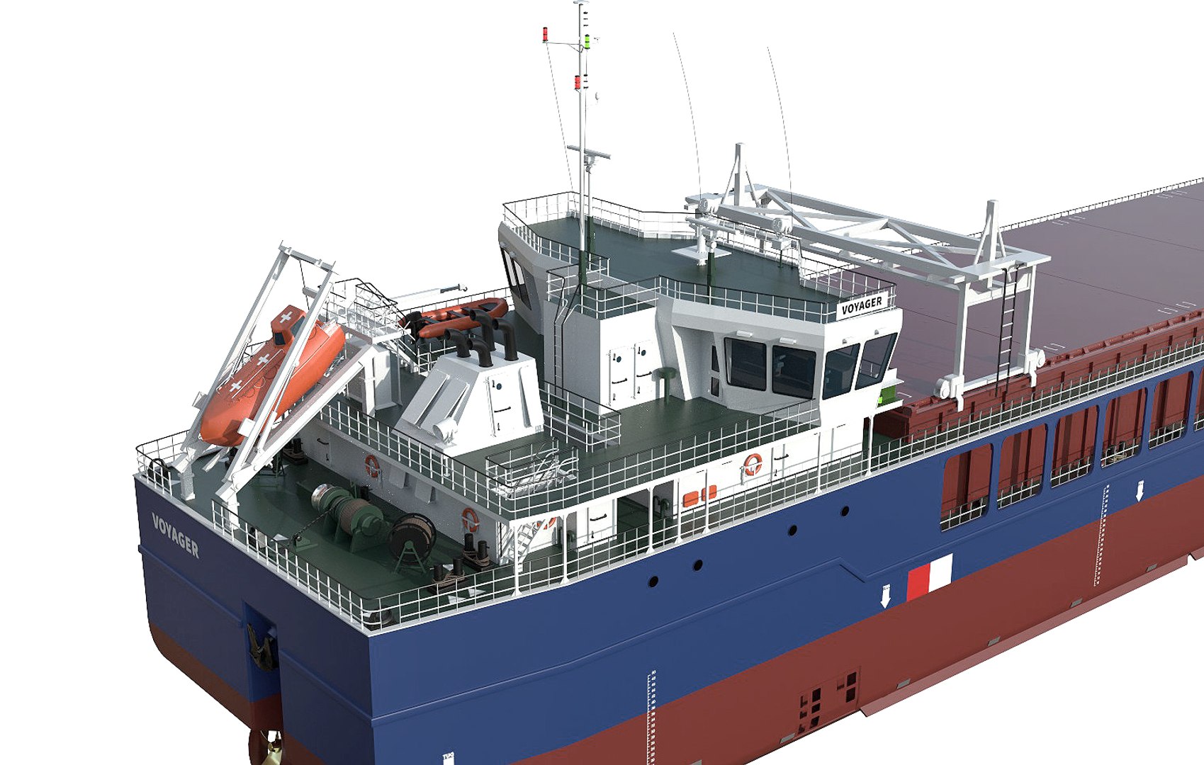 3D Contain Cargo Vessel General - TurboSquid 1525974