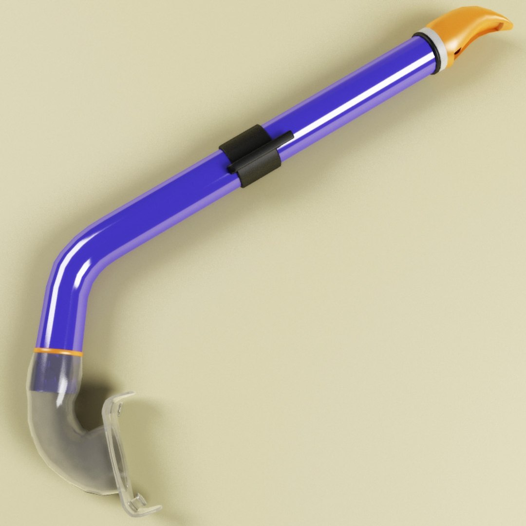 Mask Tube Diving 3d Model
