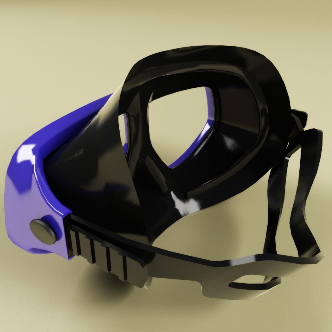 Mask Tube Diving 3d Model